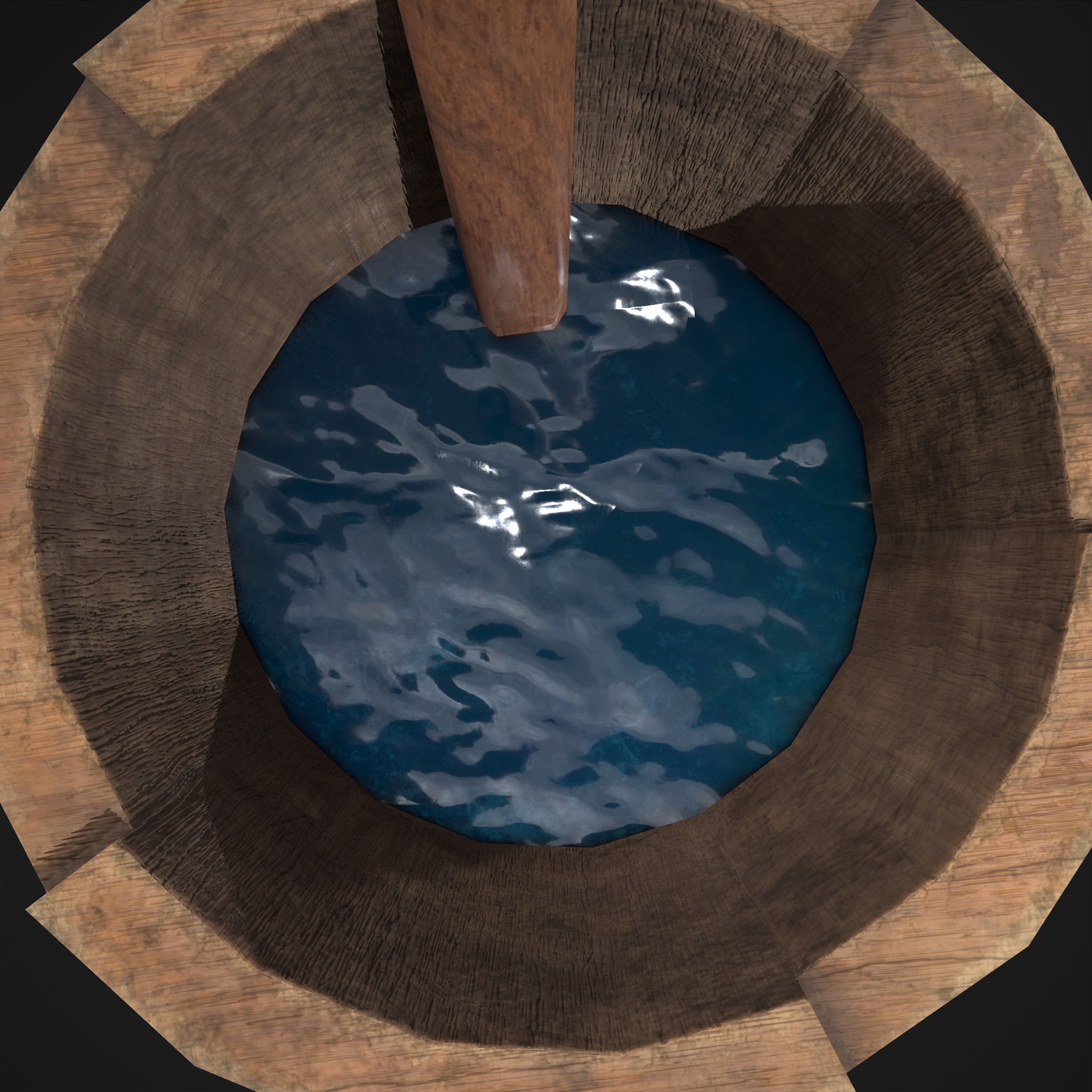 Tall Wall Water Container - 3D Model by Get Dead Entertainment