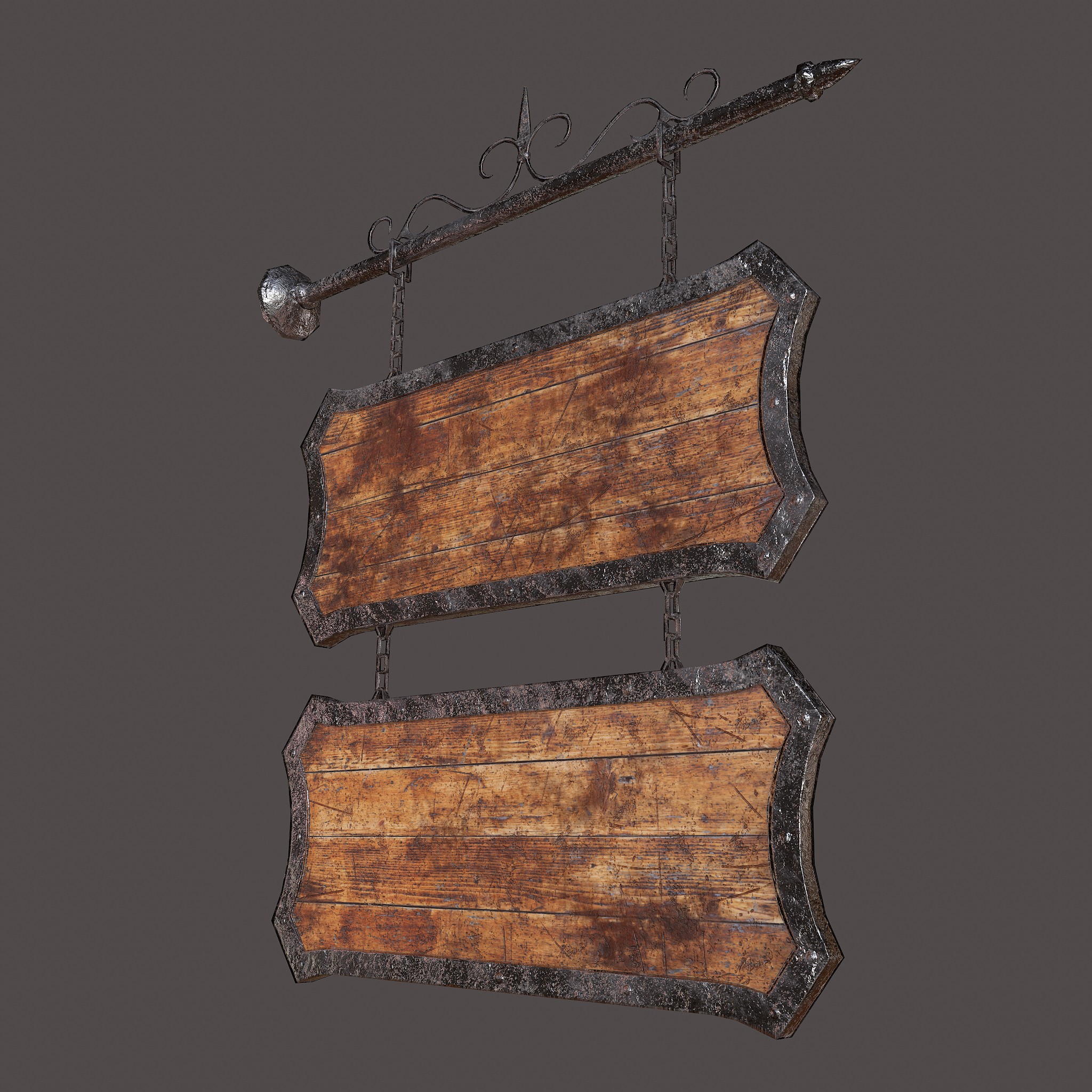 Tavern Sign Board - 3D Model by Get Dead Entertainment