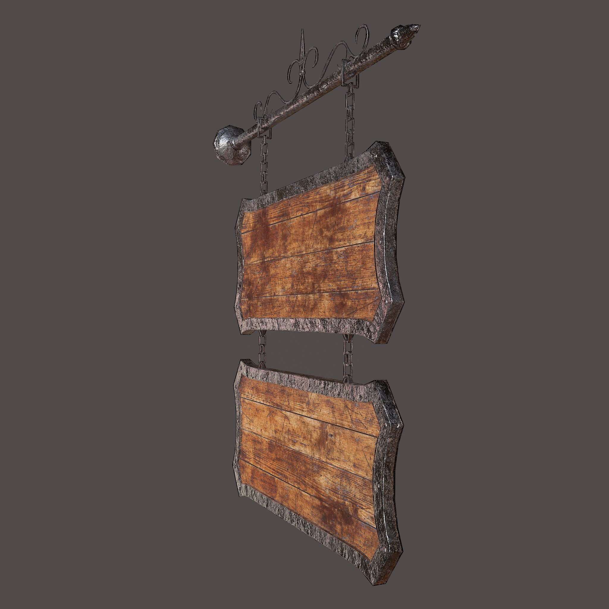 Tavern Sign Board - 3D Model by Get Dead Entertainment