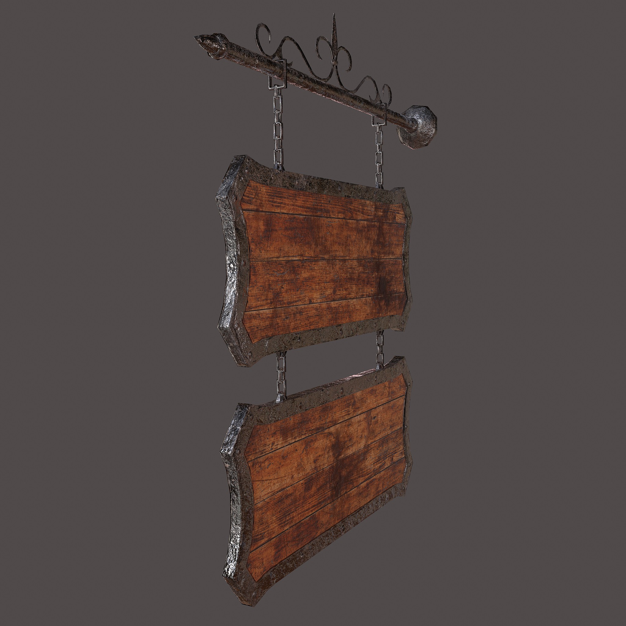Tavern Sign Board - 3D Model by Get Dead Entertainment