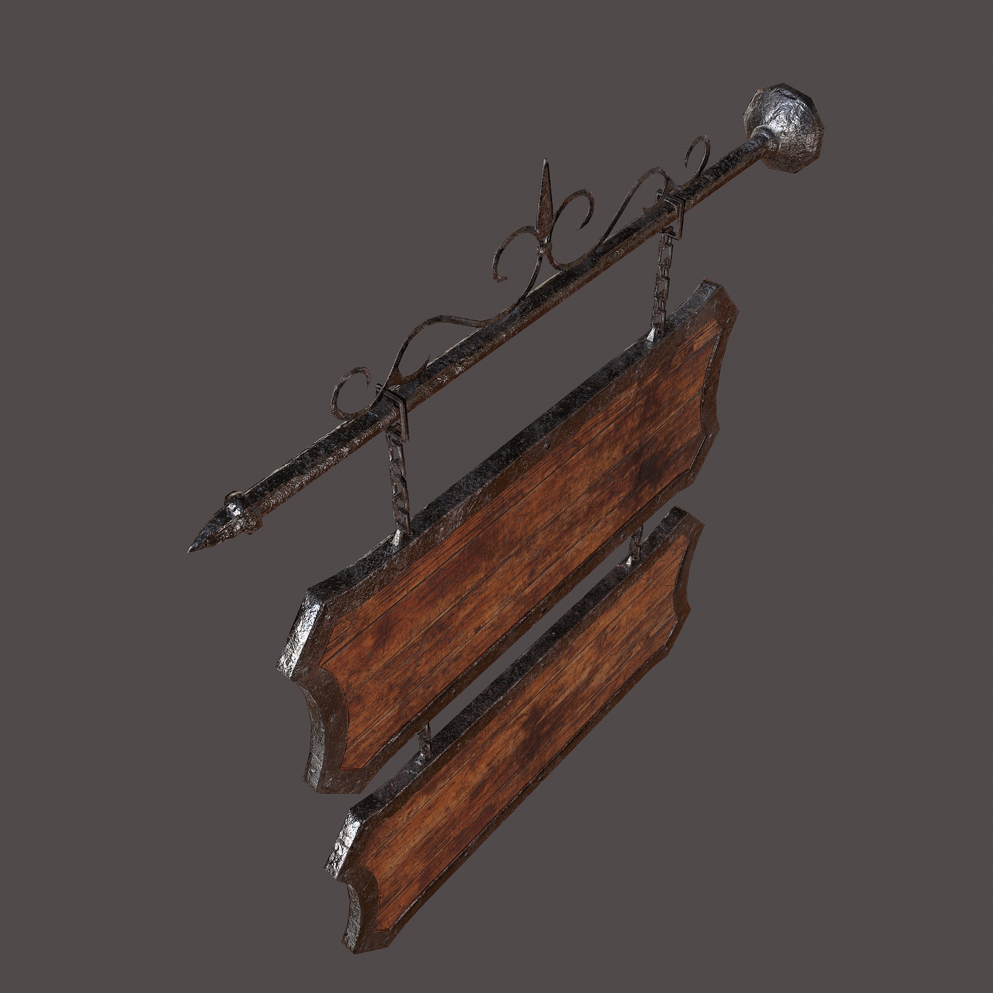 Tavern Sign Board - 3D Model by Get Dead Entertainment