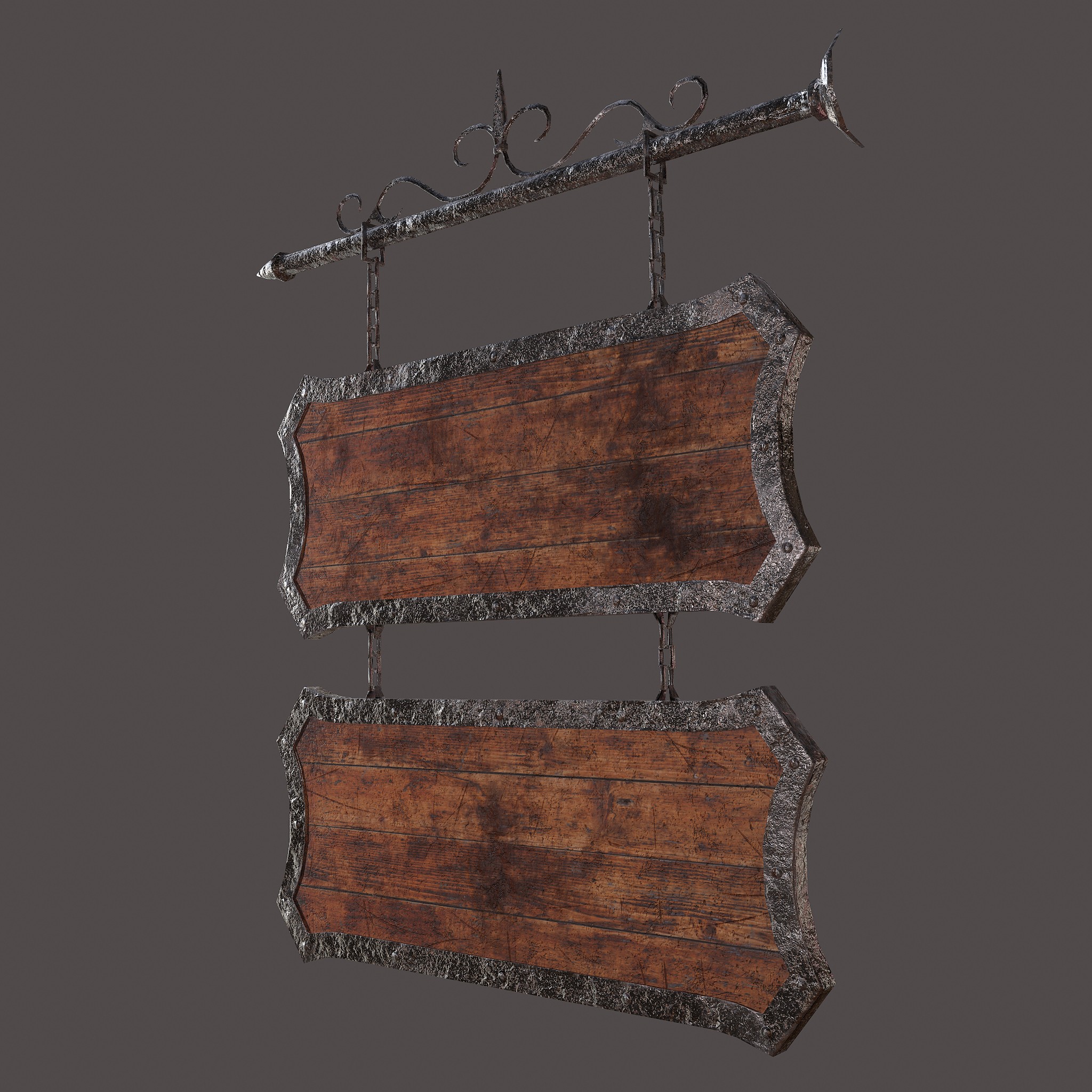 Tavern Sign Board - 3D Model by Get Dead Entertainment