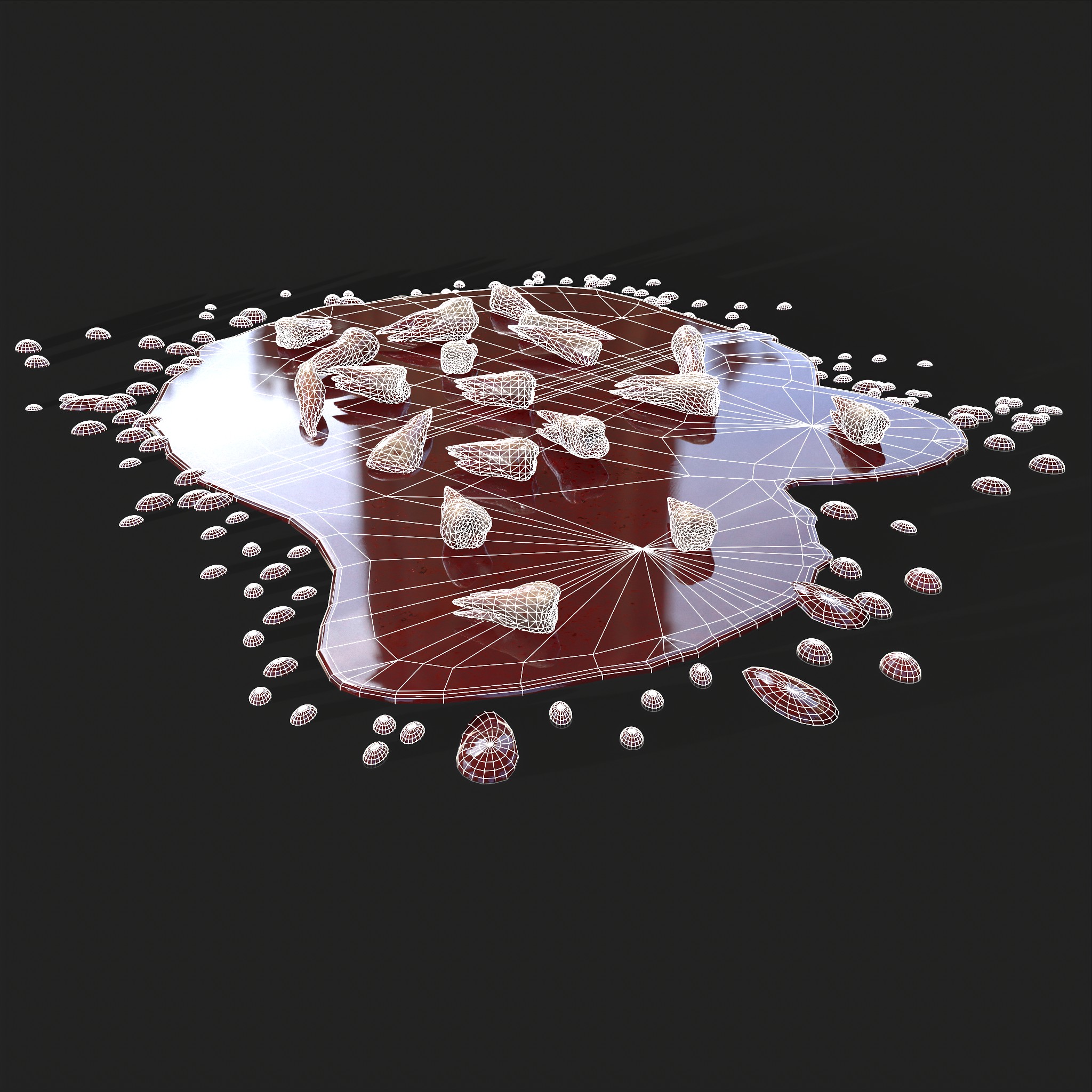 Teeth Bloody Pile - 3D Model by Get Dead Entertainment