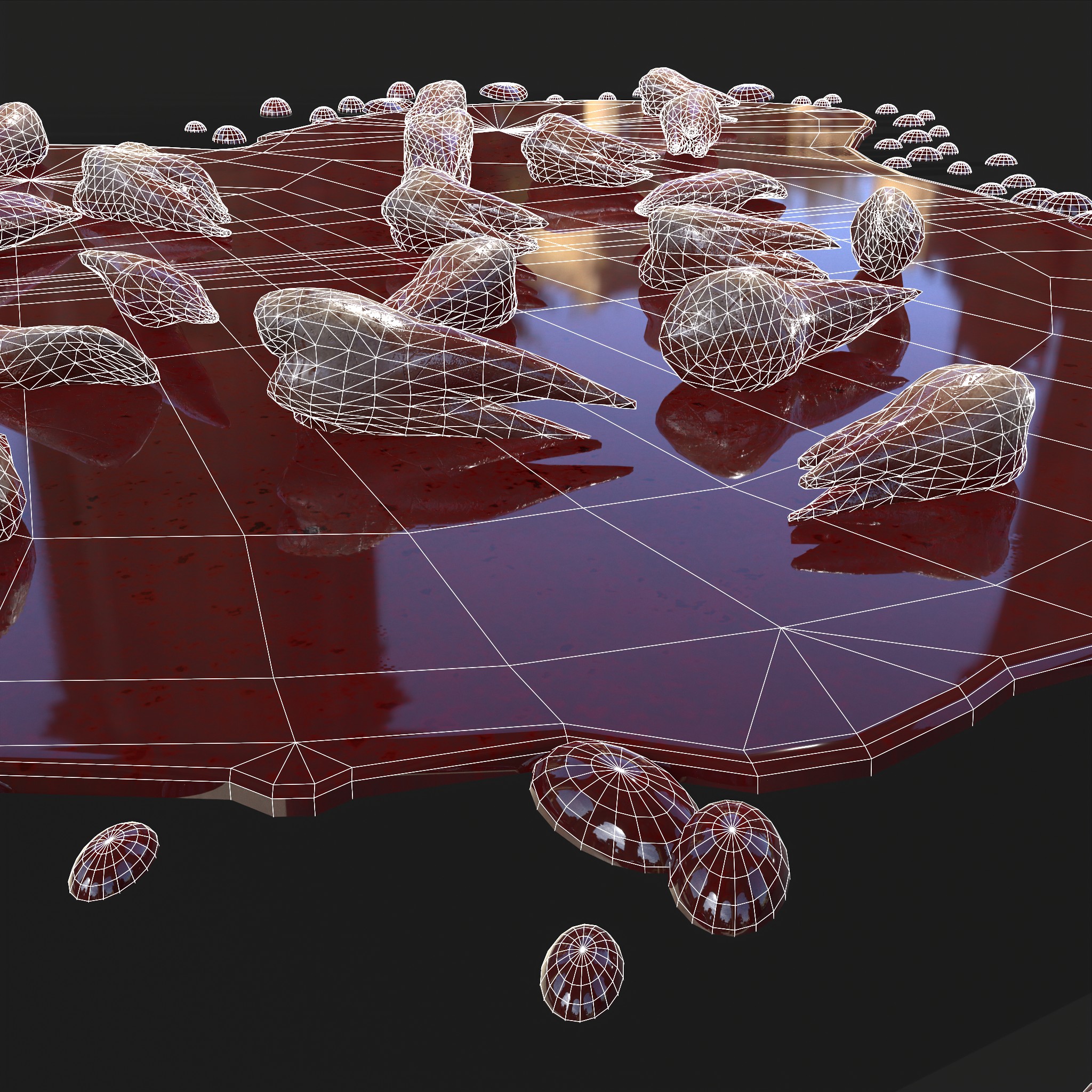 Teeth Bloody Pile - 3D Model by Get Dead Entertainment
