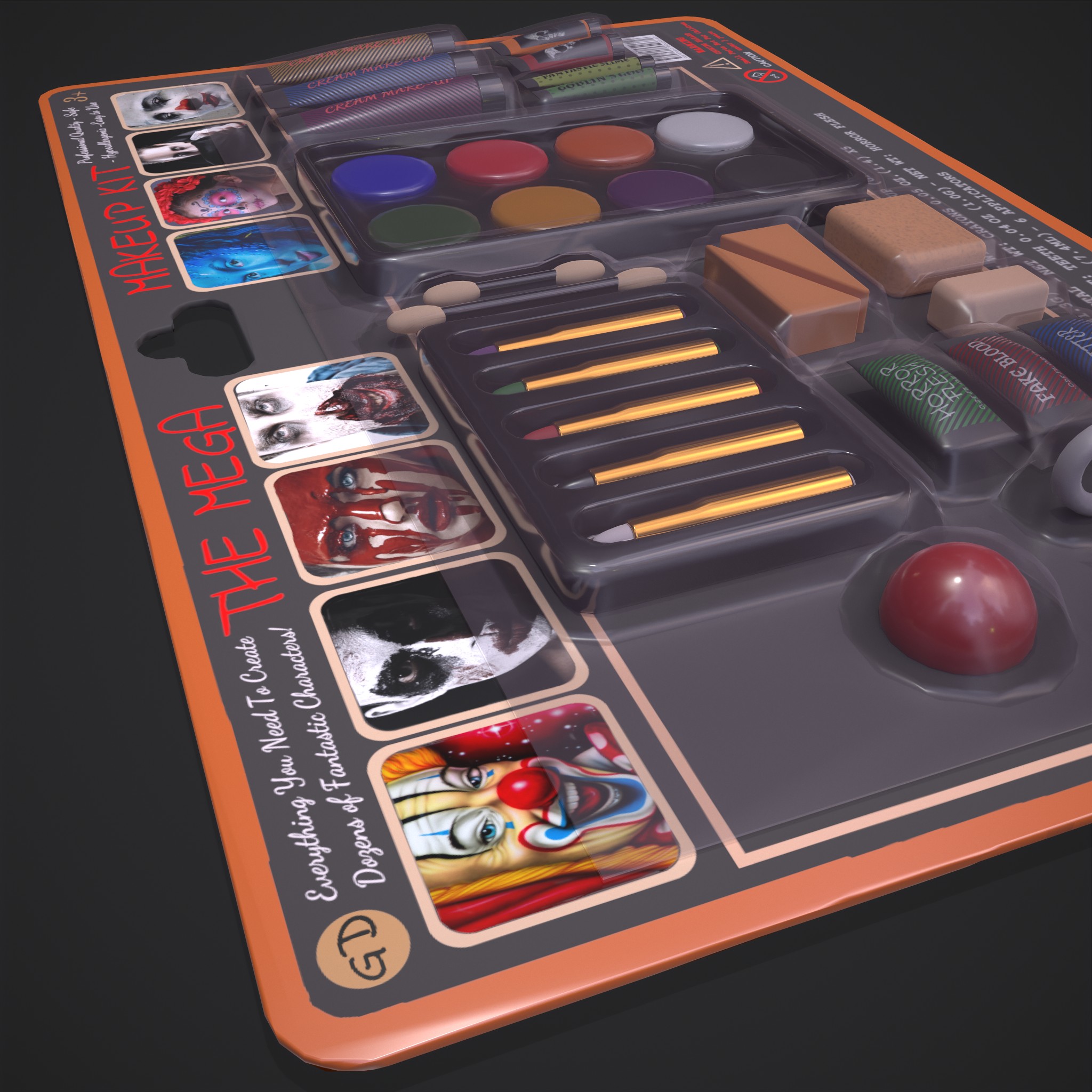 The Mega Makeup Kit - 3D Model by Get Dead Entertainment