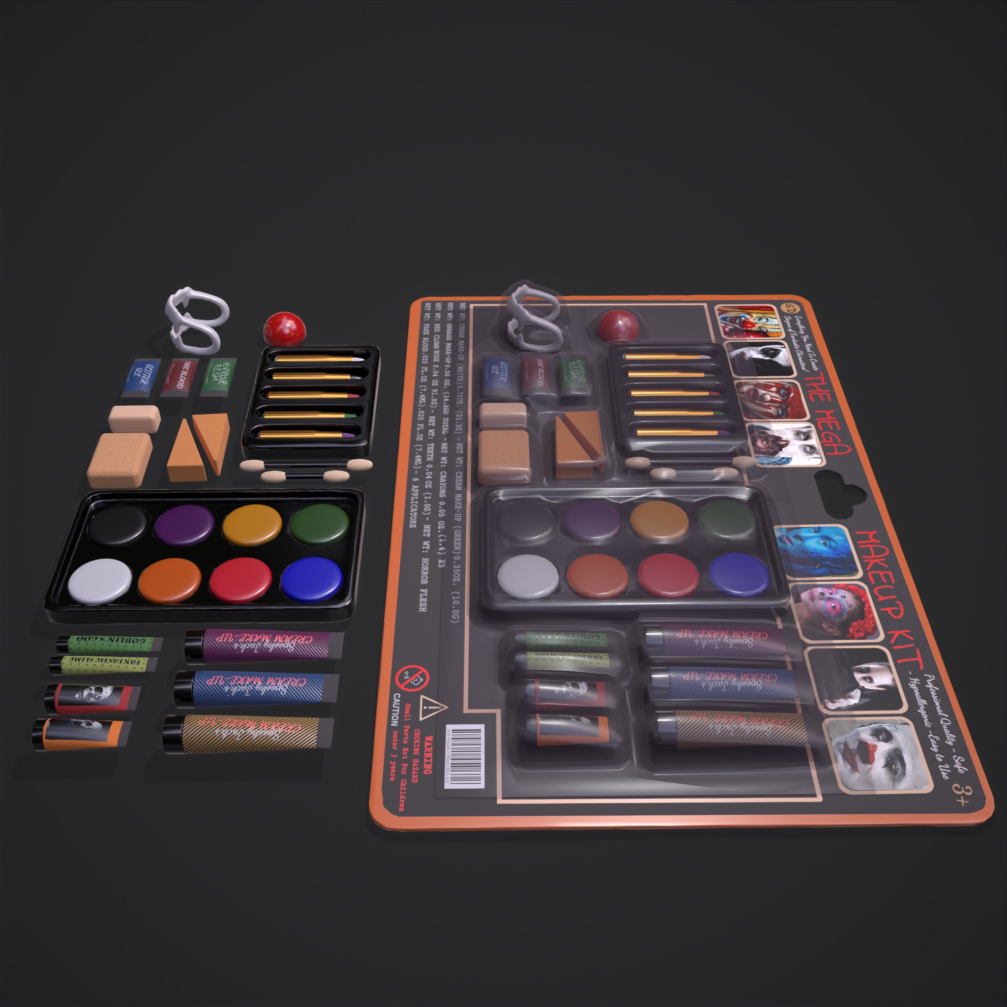 The Mega Makeup Kit - 3D Model by Get Dead Entertainment