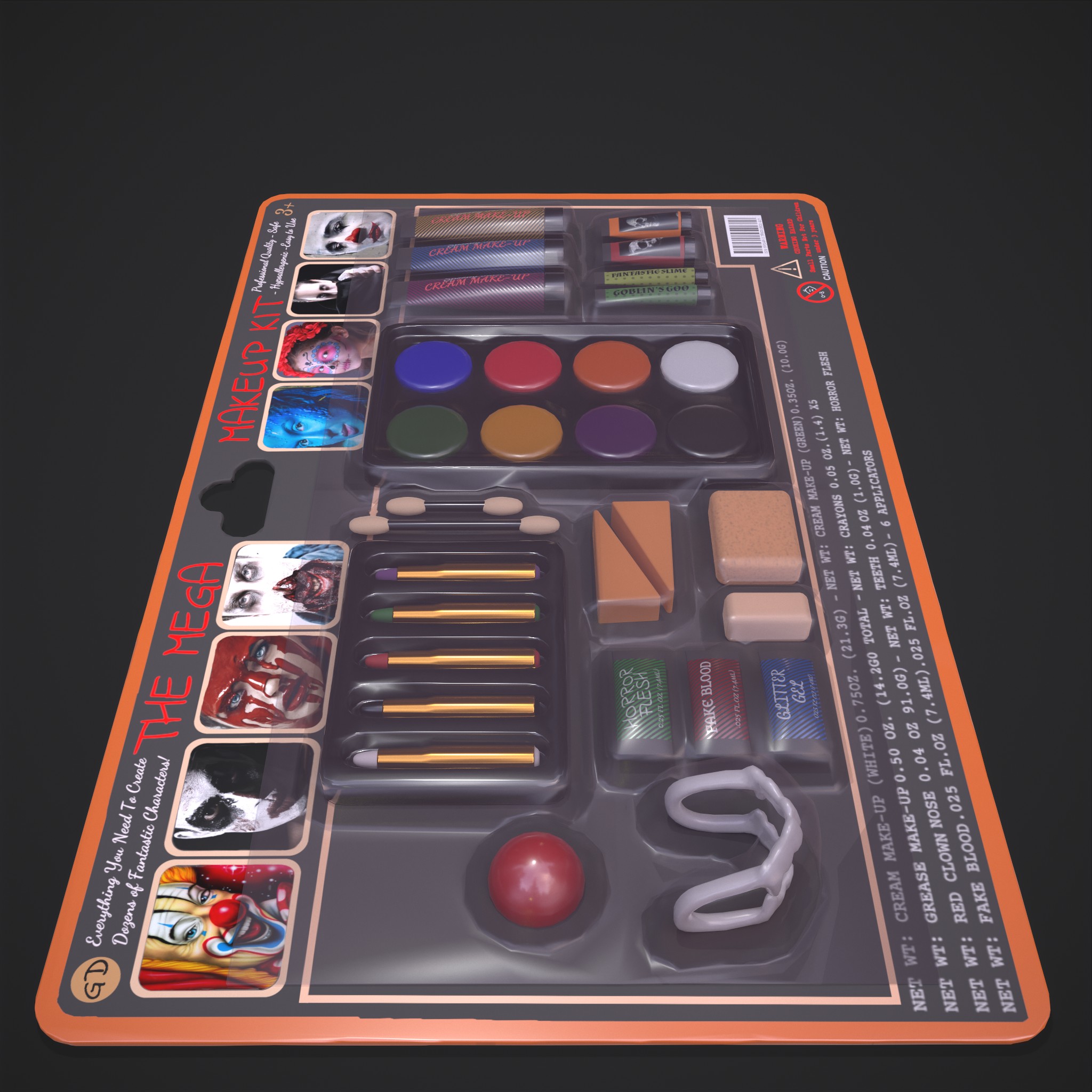 The Mega Makeup Kit - 3D Model by Get Dead Entertainment