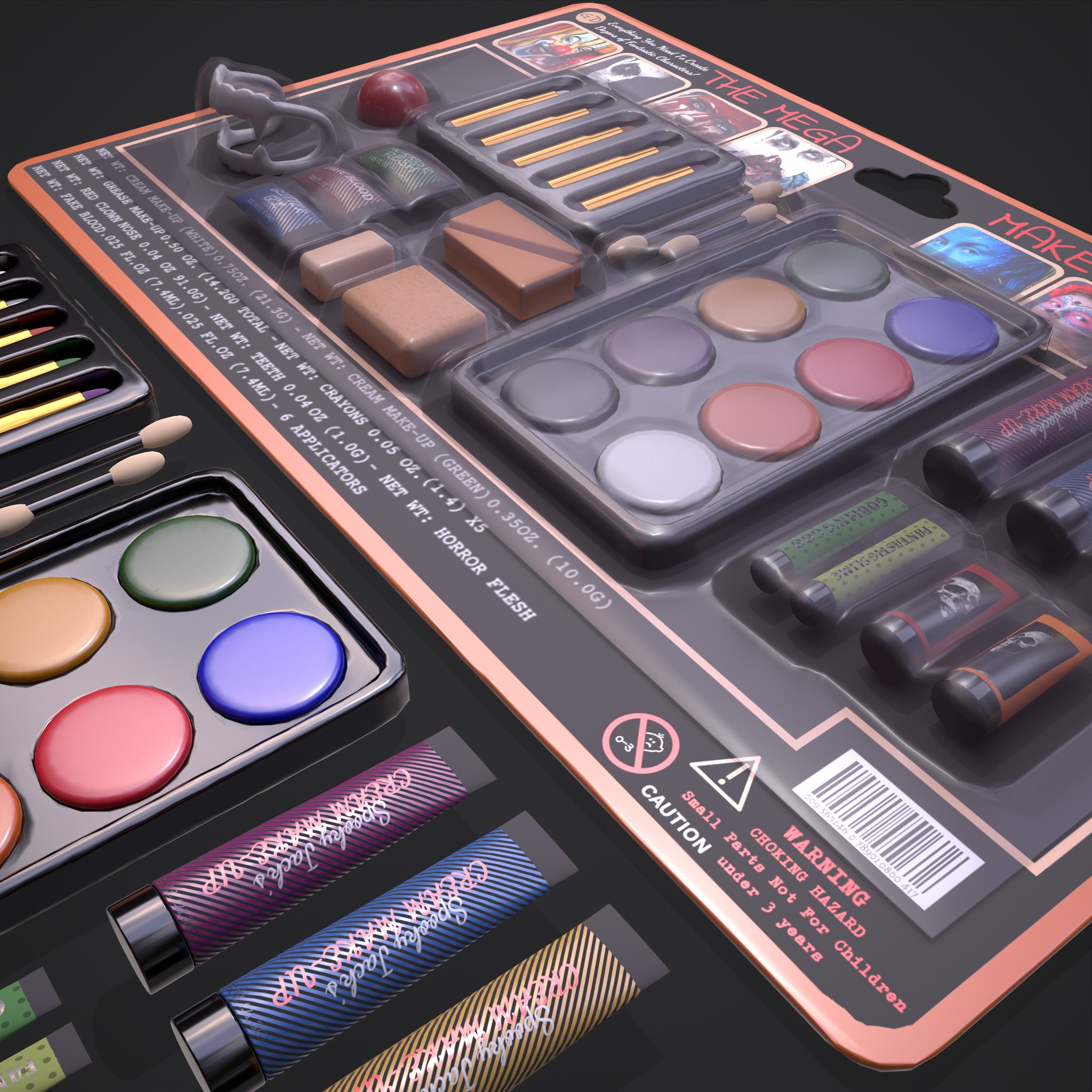The Mega Makeup Kit - 3D Model by Get Dead Entertainment