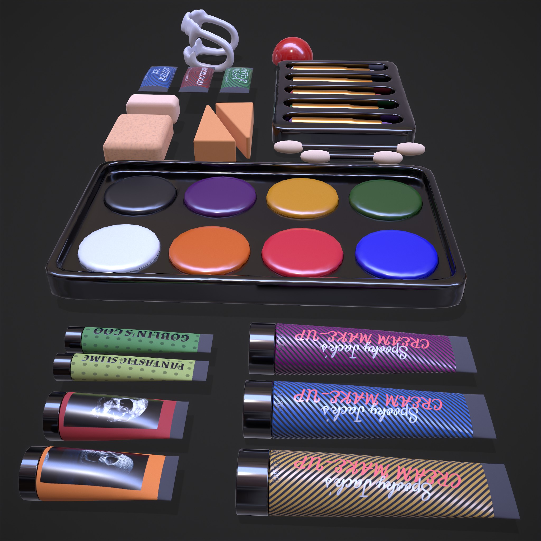 The Mega Makeup Kit - 3D Model by Get Dead Entertainment