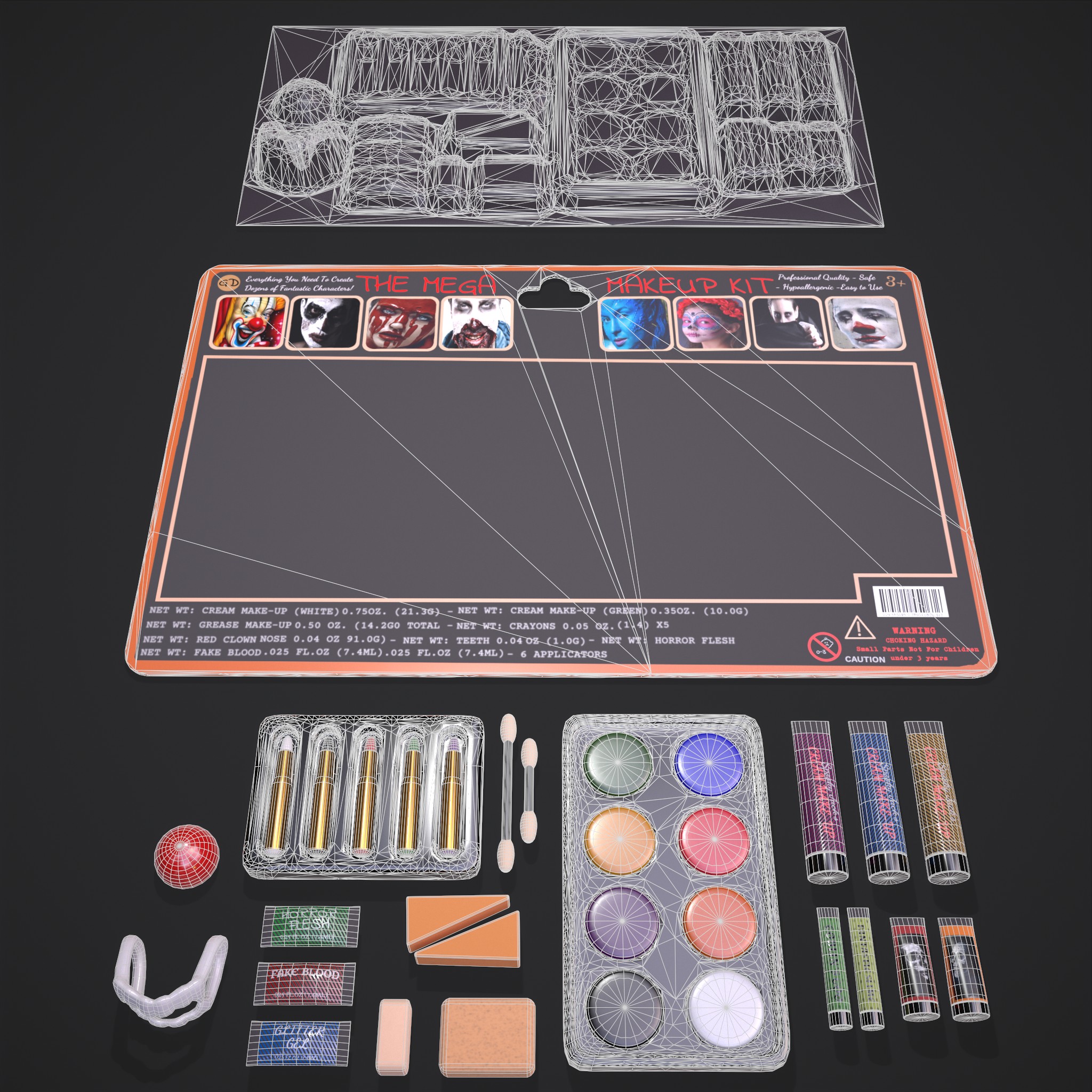 The Mega Makeup Kit - 3D Model by Get Dead Entertainment