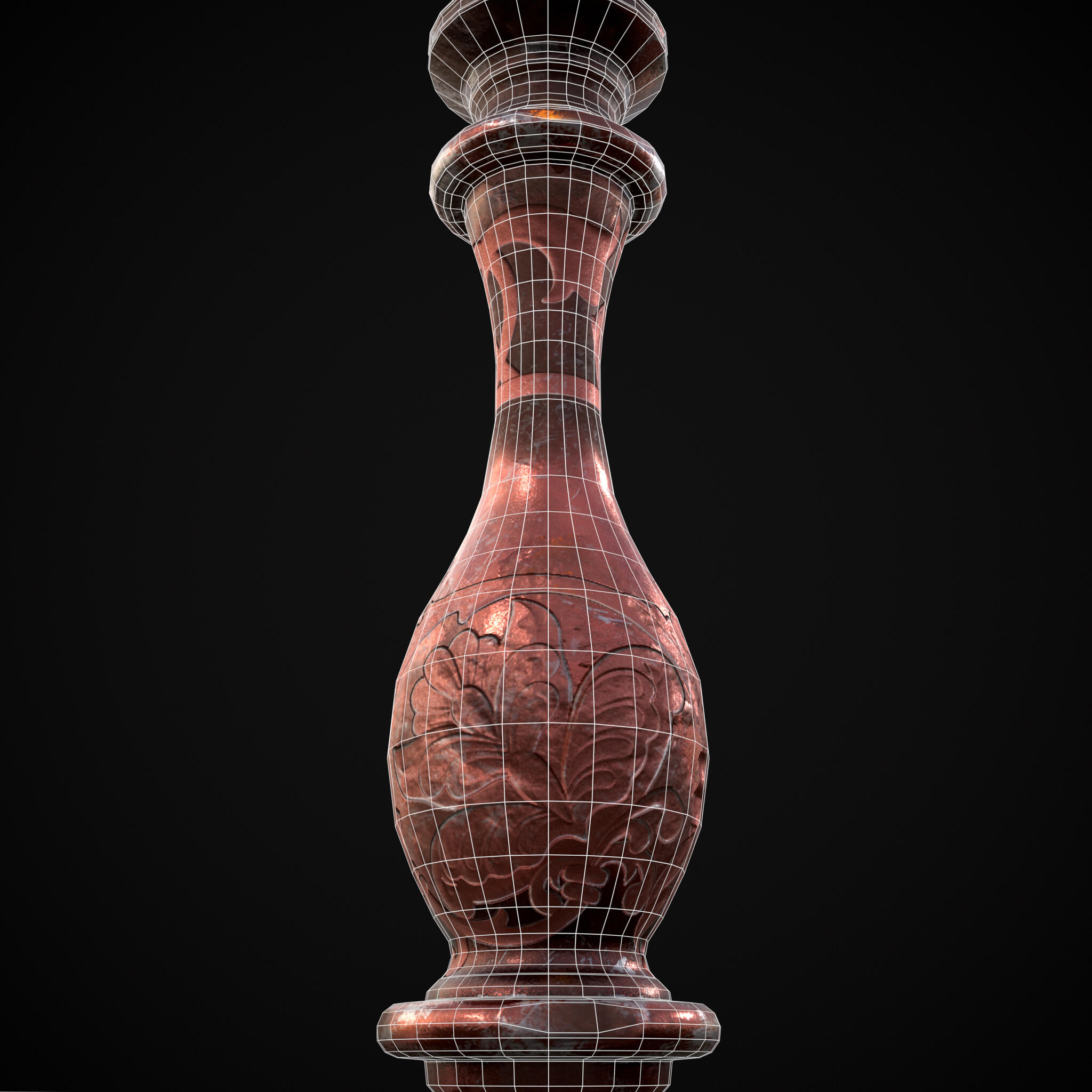 Thin Elegant Candle Stick - 3D Model by Get Dead Entertainment