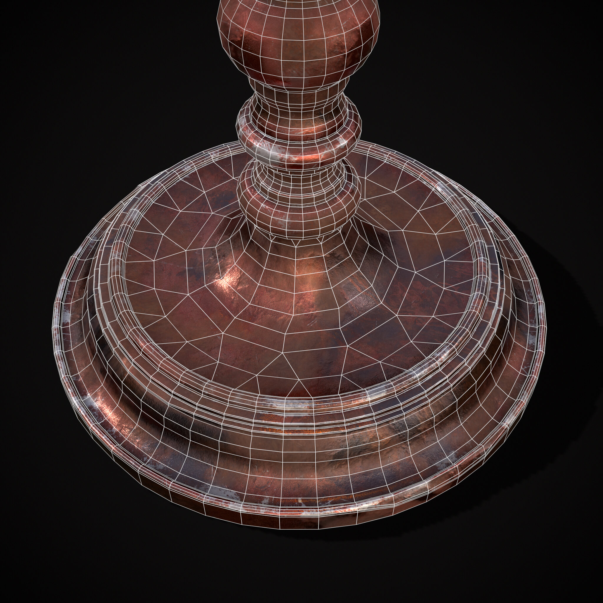 Thin Elegant Candle Stick - 3D Model by Get Dead Entertainment