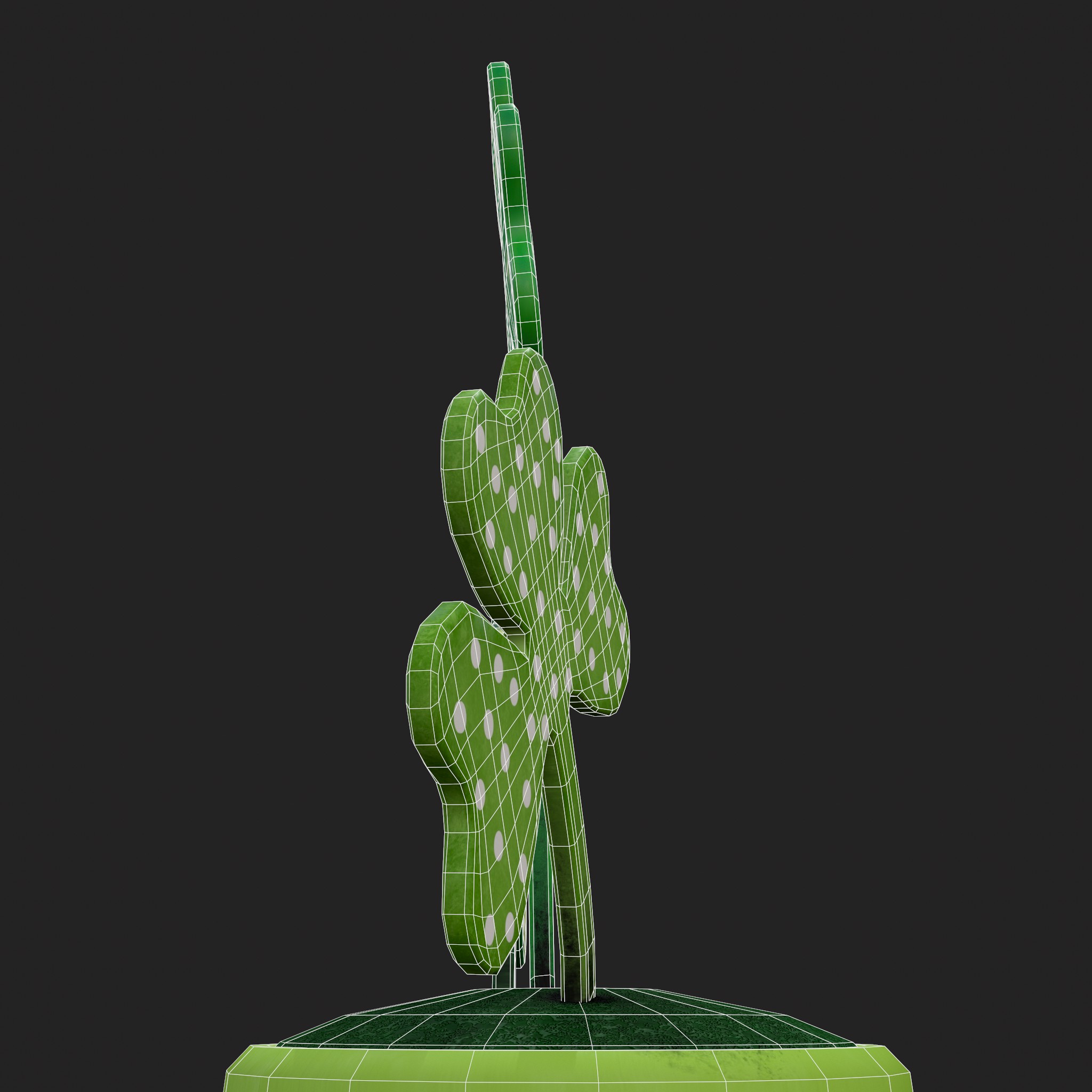 Three Clover Planter - 3D Model by Get Dead Entertainment