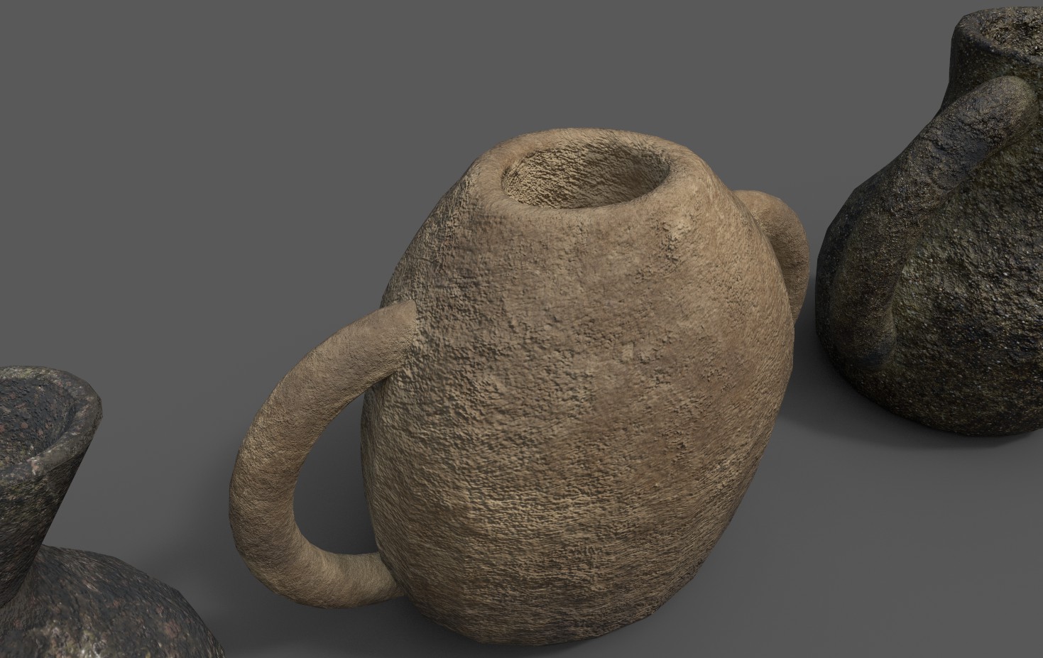Three Medieval Jugs - 3D Model by Get Dead Entertainment