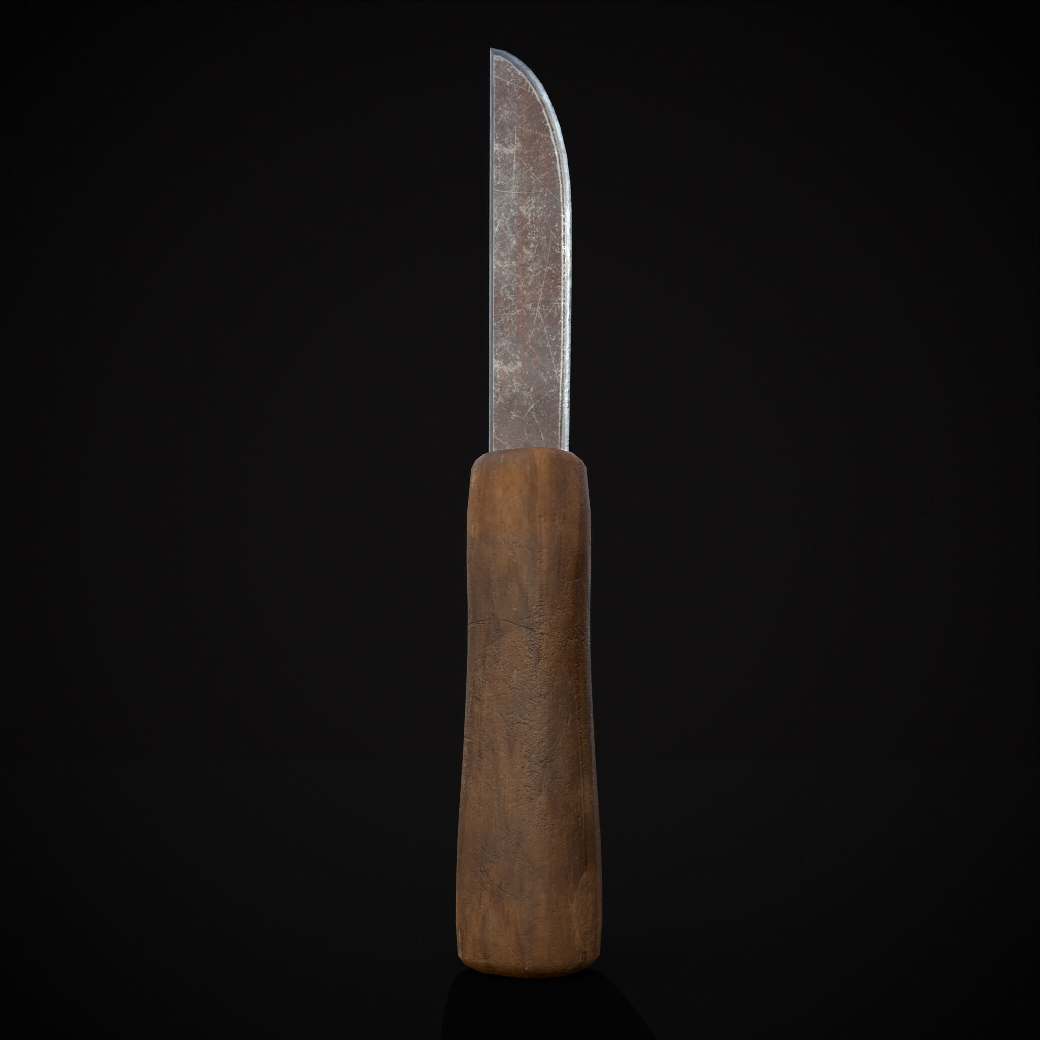 Three Worn Parring Knives - 3D Model by Get Dead Entertainment