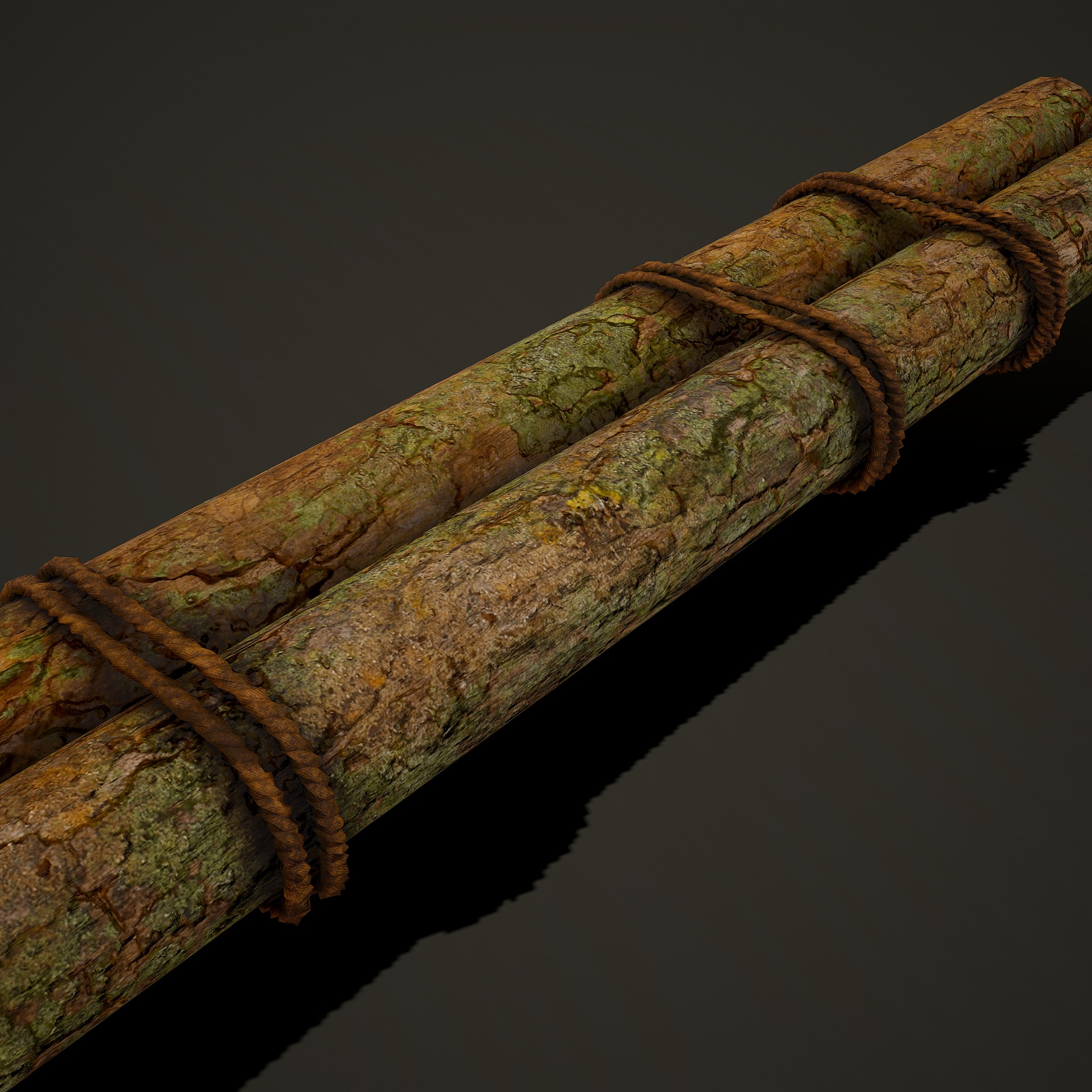 Tied Logs With Rope - 3D Model by Get Dead Entertainment