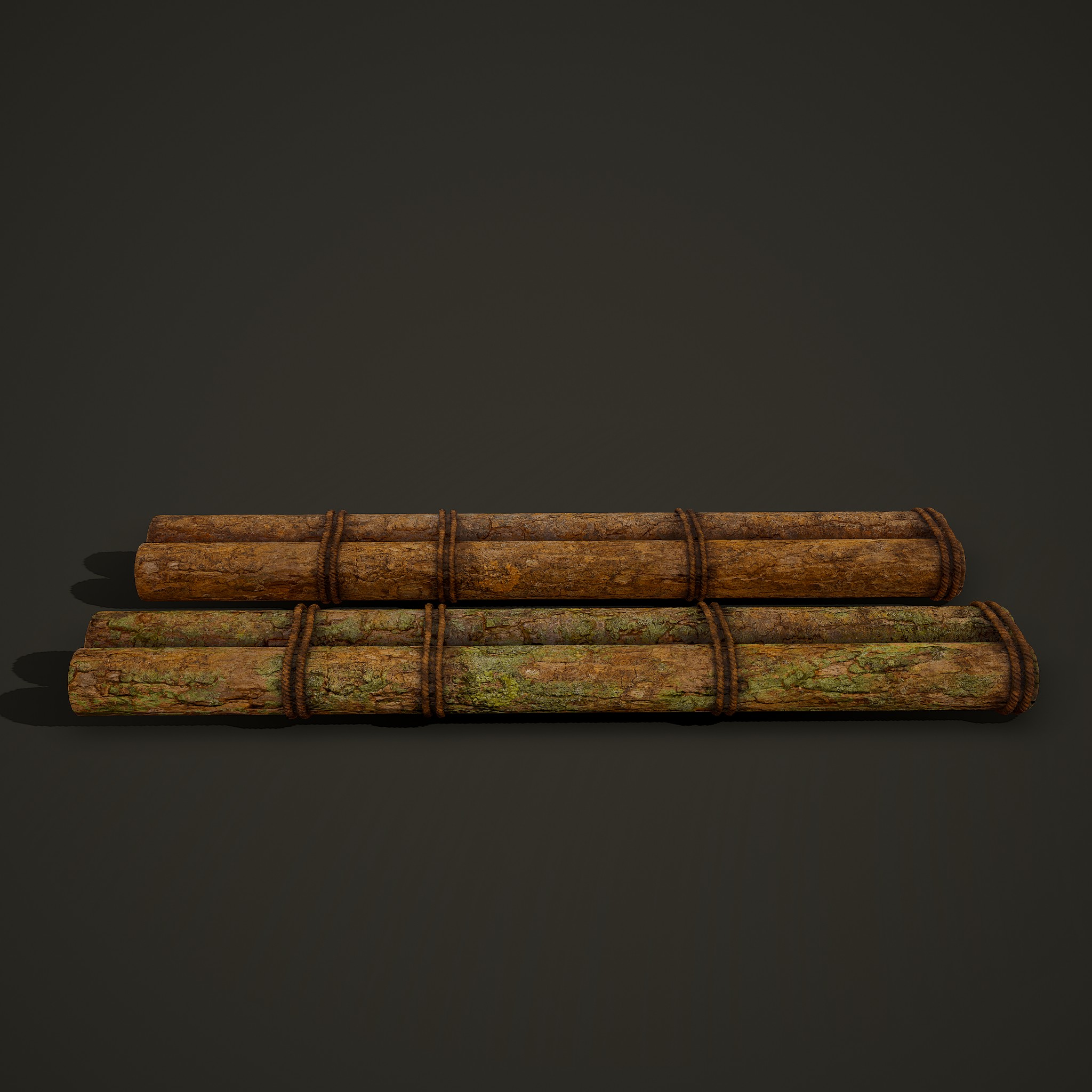 Tied Logs With Rope - 3D Model by Get Dead Entertainment