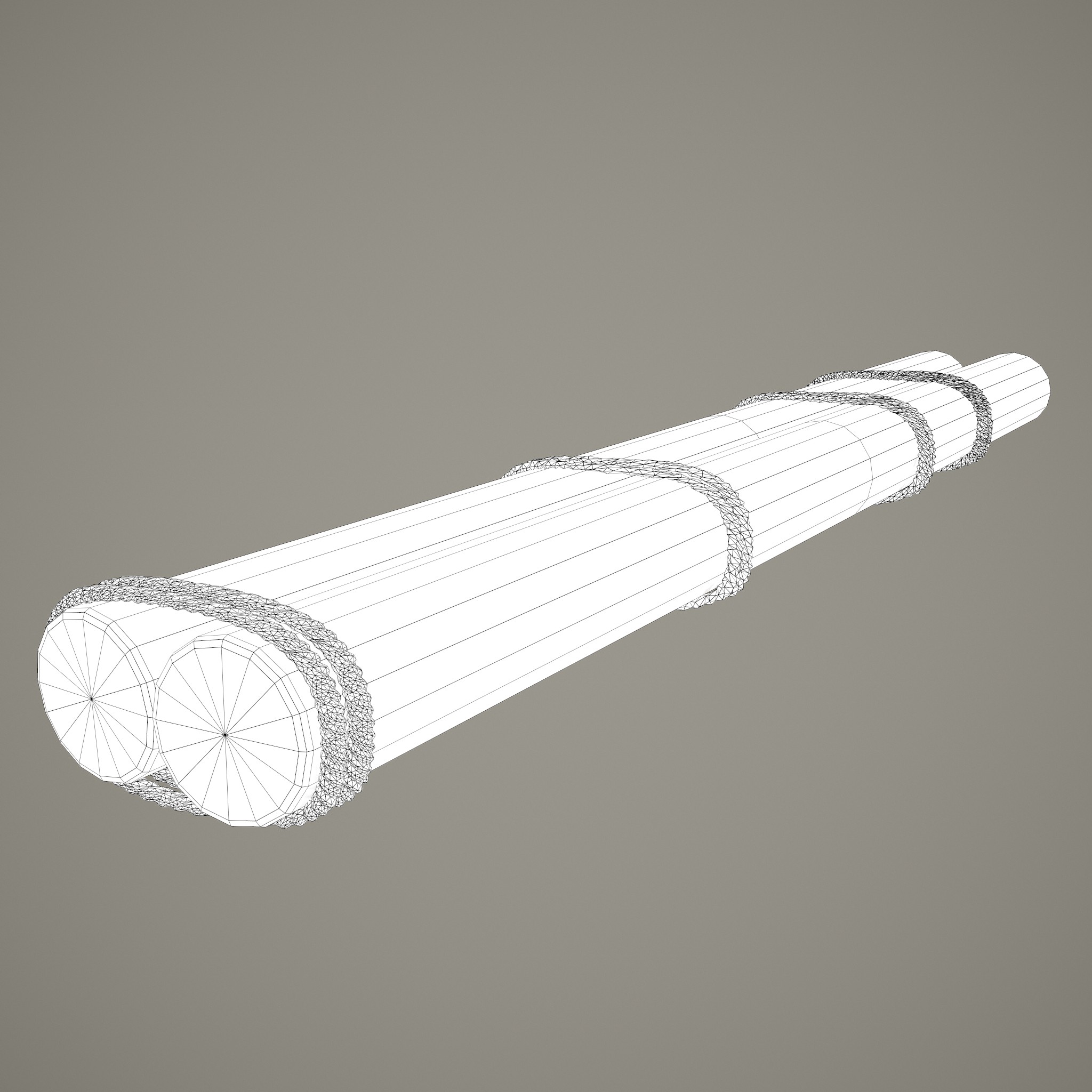 Tied Logs With Rope - 3D Model by Get Dead Entertainment
