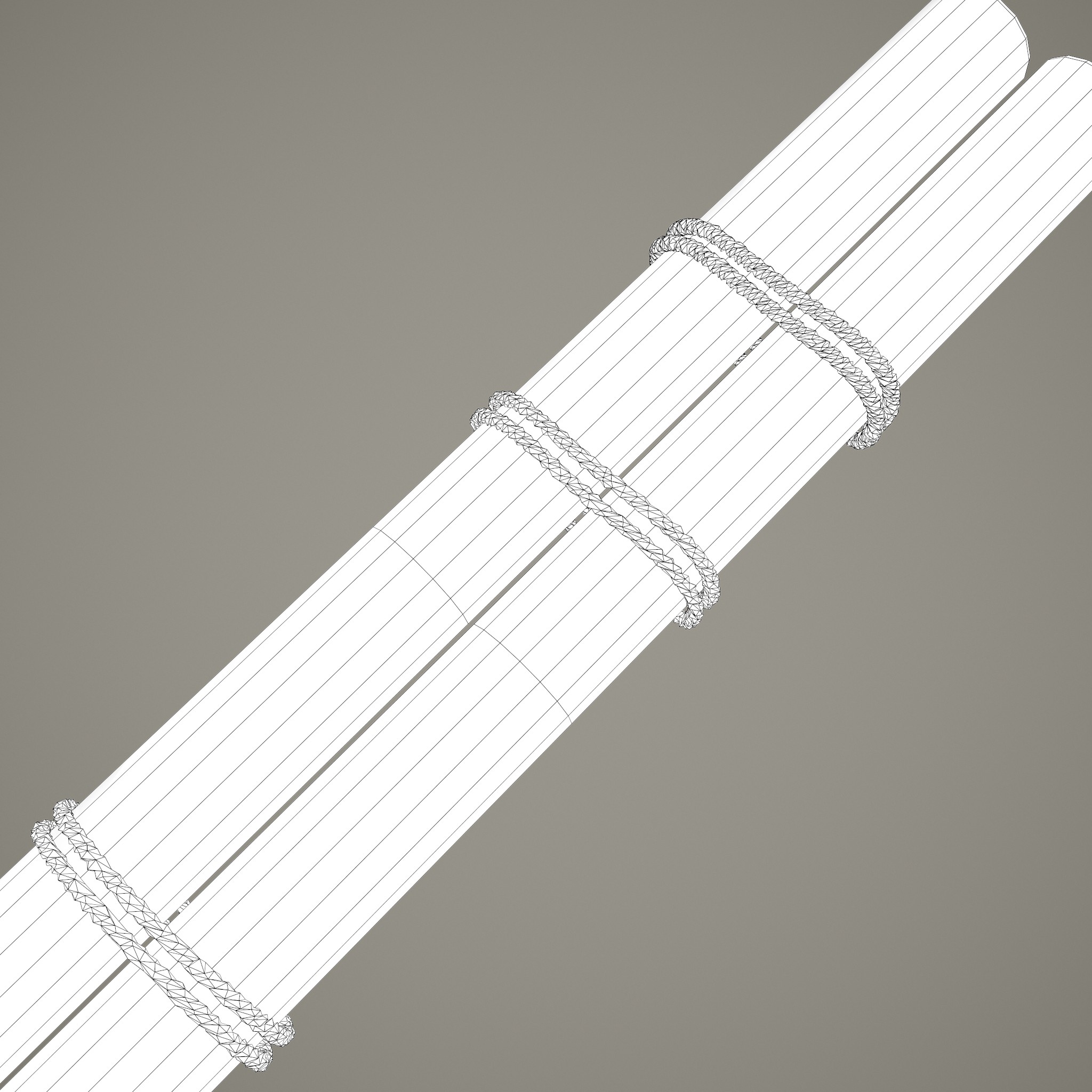 Tied Logs With Rope - 3D Model by Get Dead Entertainment