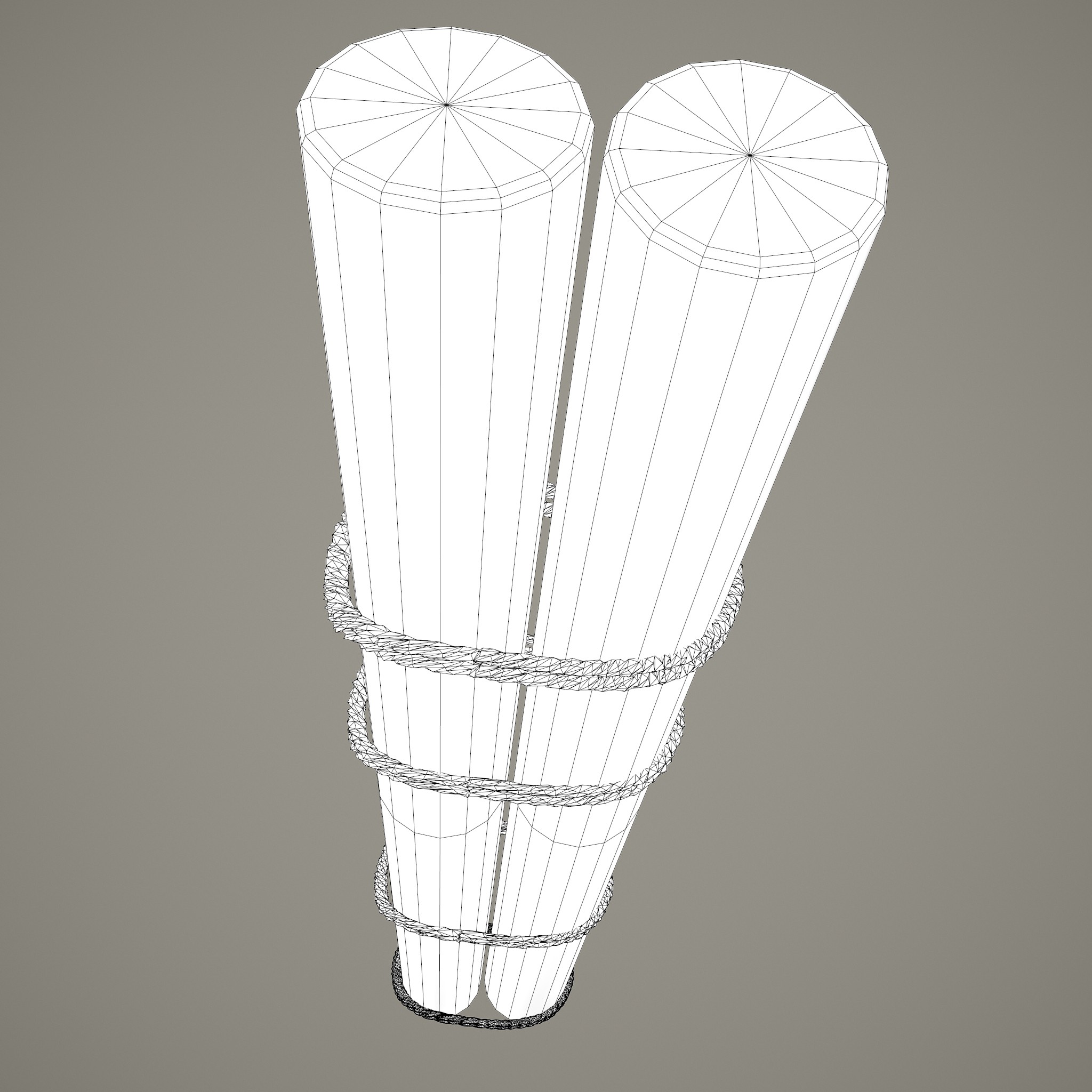 Tied Logs With Rope - 3D Model by Get Dead Entertainment