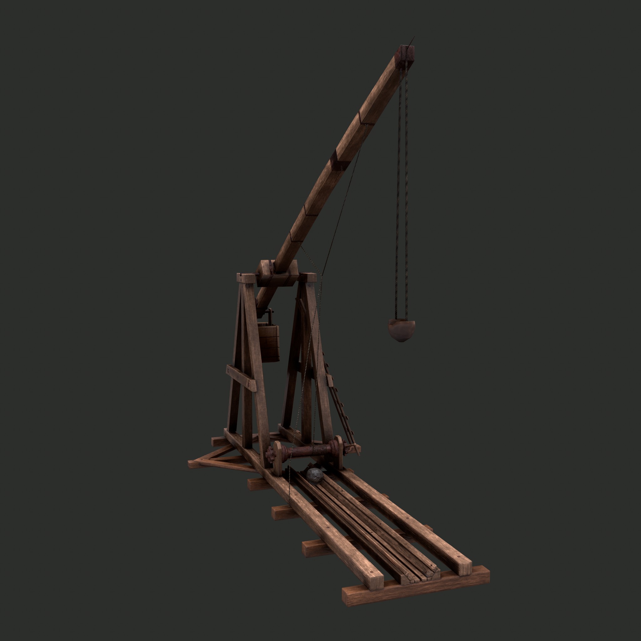 Trebuchet Packaged - 3D Model by Get Dead Entertainment
