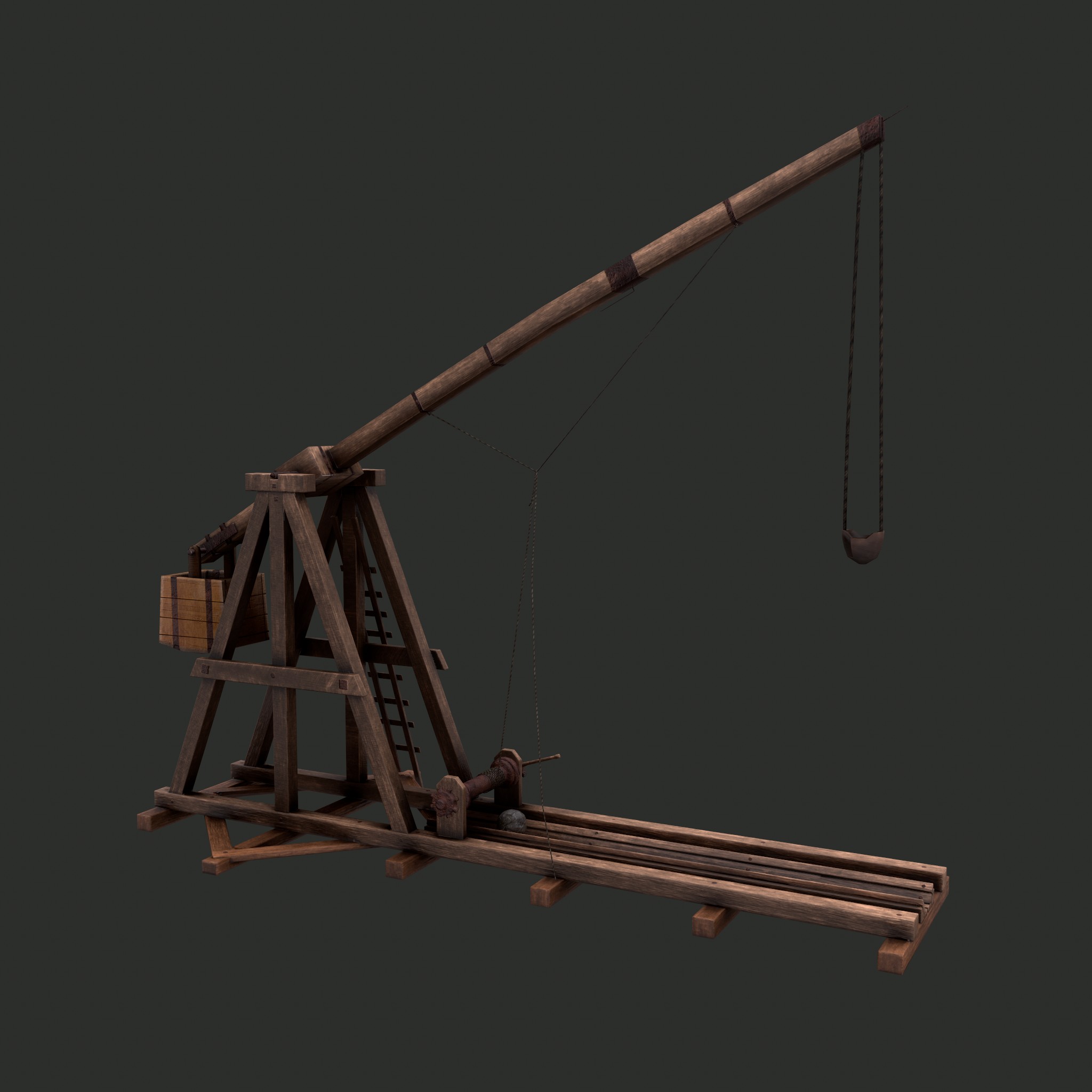 Trebuchet Packaged - 3D Model by Get Dead Entertainment