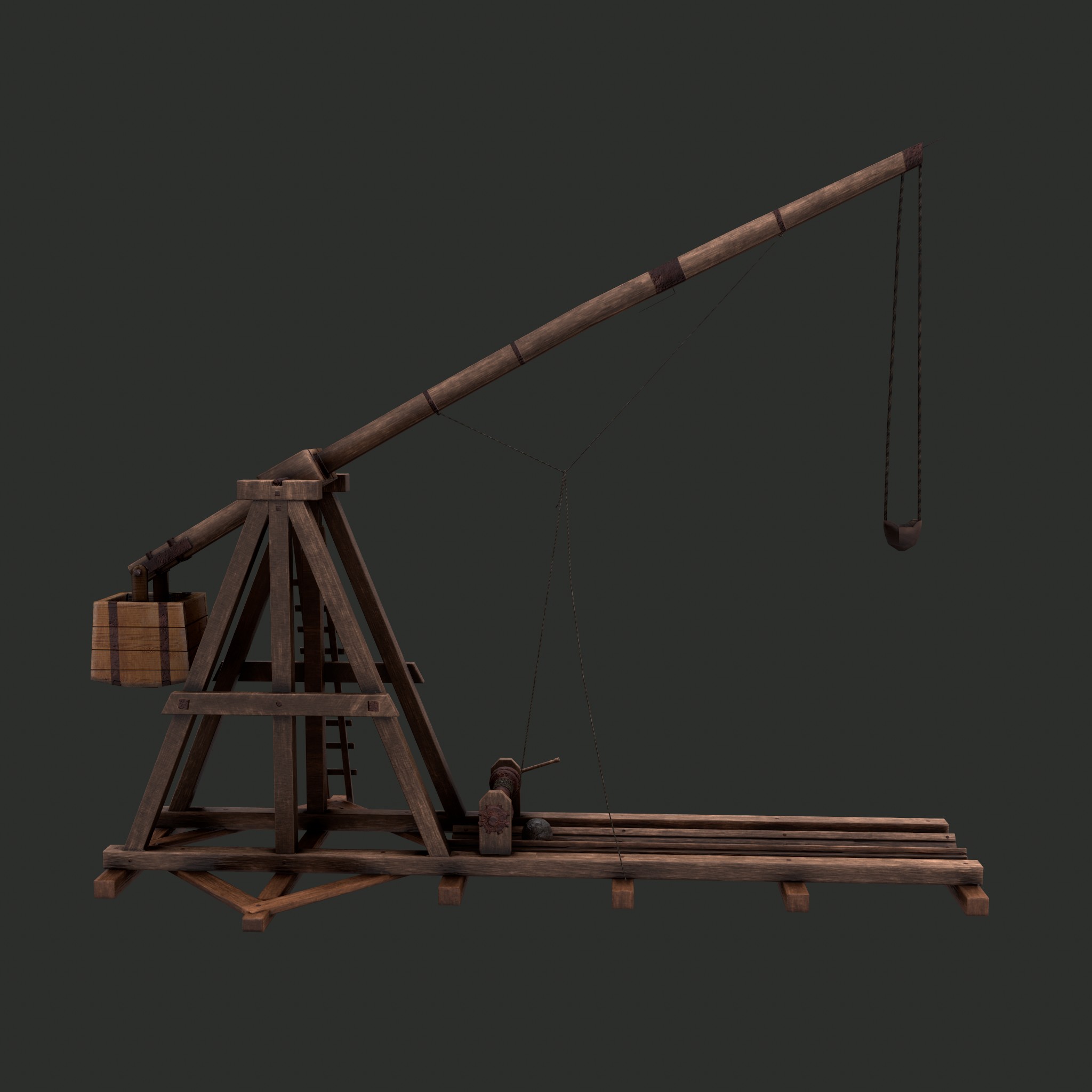 Trebuchet Packaged - 3D Model by Get Dead Entertainment