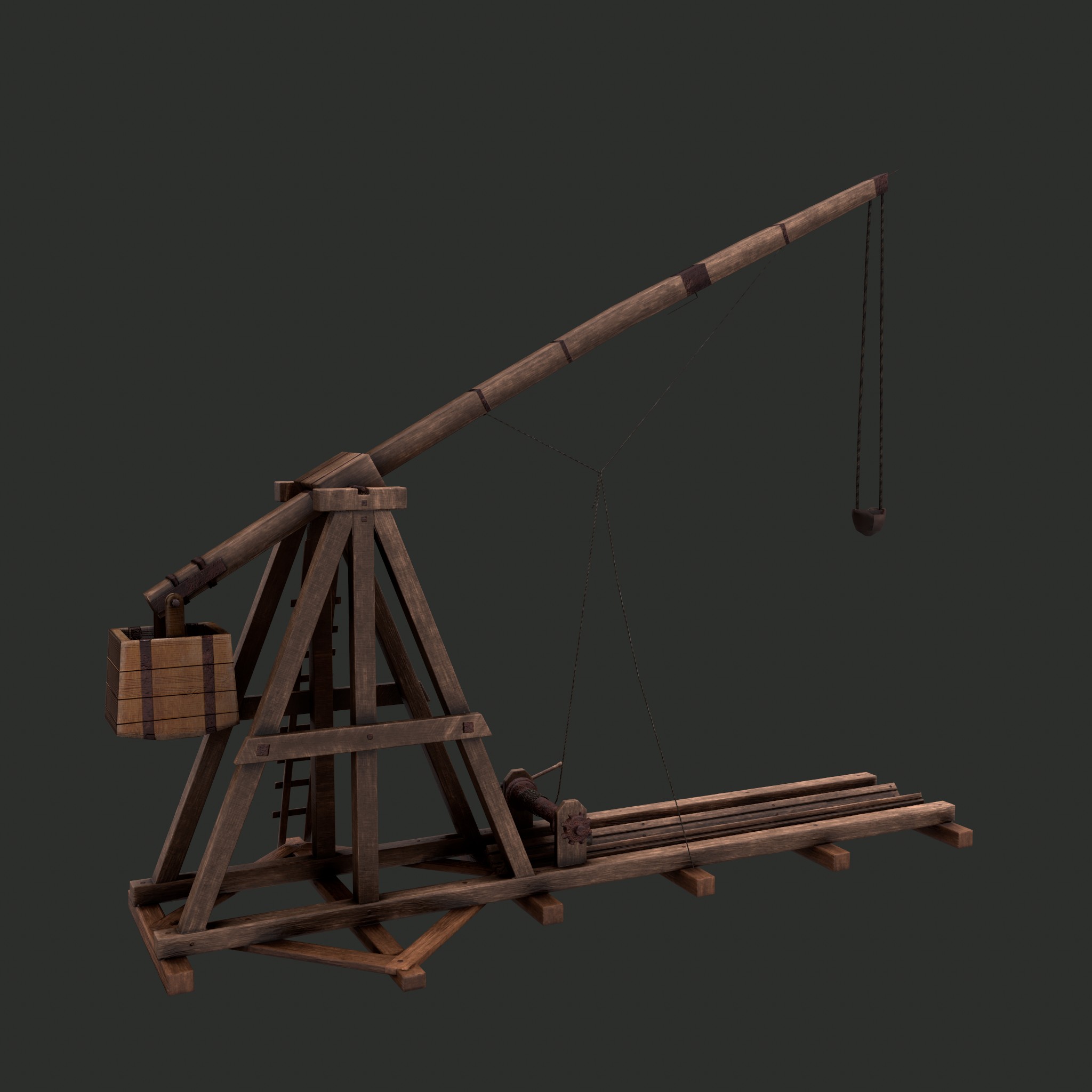 Trebuchet Packaged - 3D Model by Get Dead Entertainment