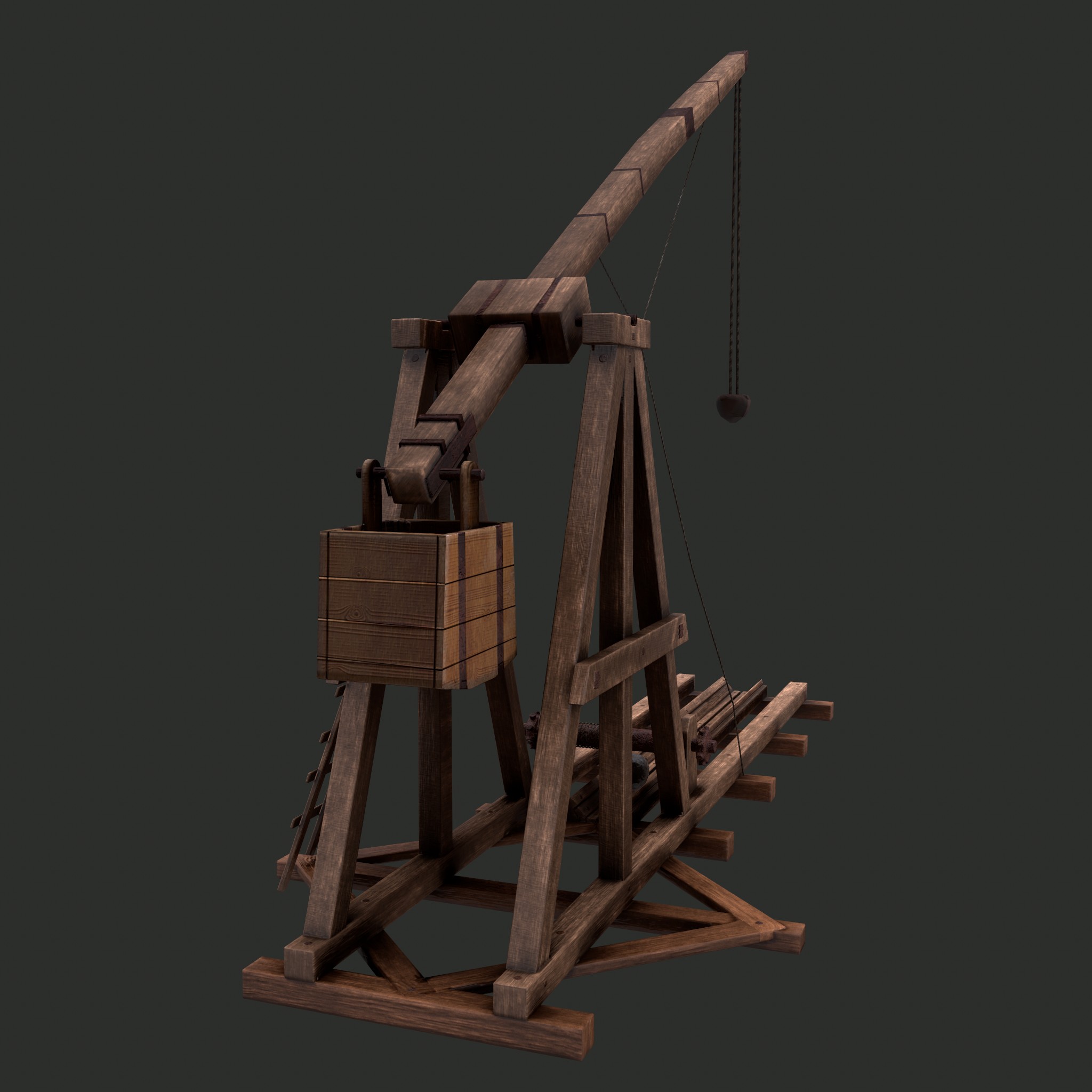Trebuchet Packaged - 3D Model by Get Dead Entertainment