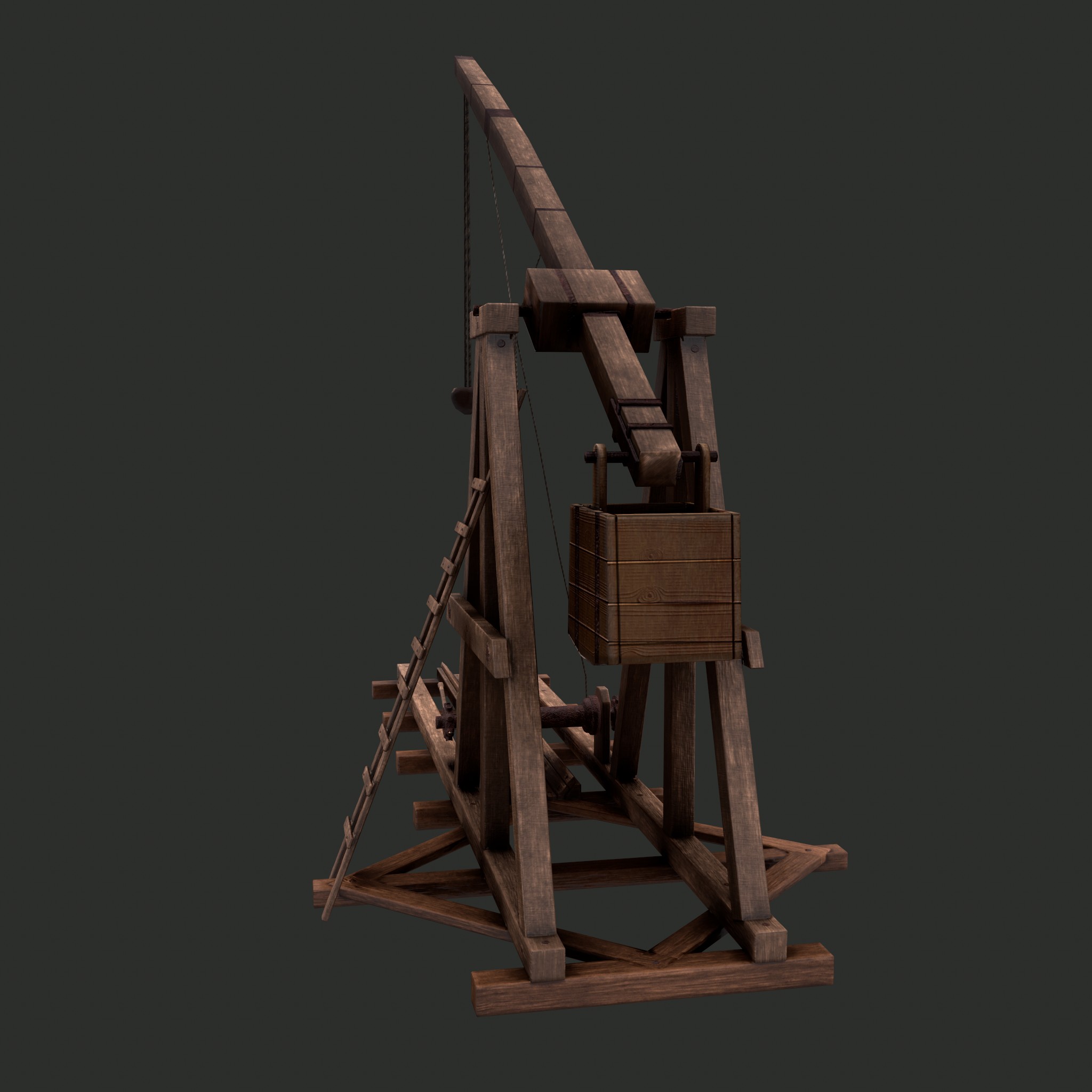 Trebuchet Packaged - 3D Model by Get Dead Entertainment