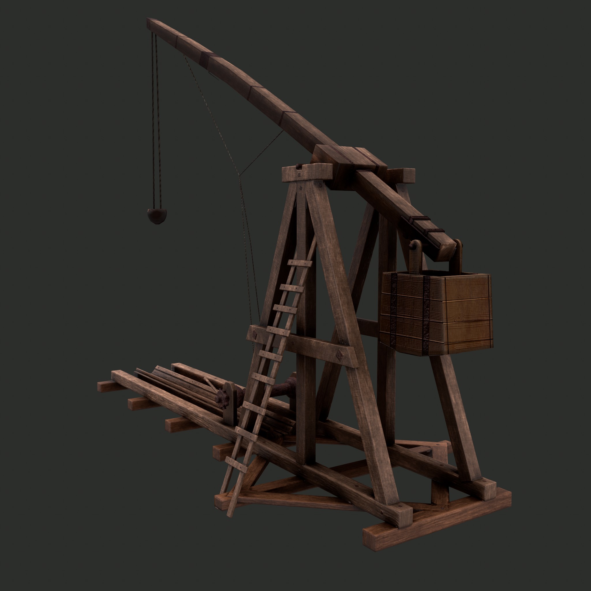 Trebuchet Packaged - 3D Model by Get Dead Entertainment