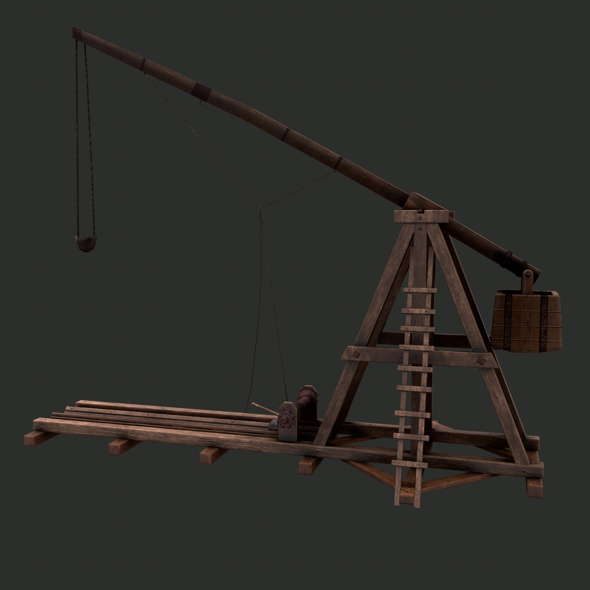 Trebuchet Packaged - 3D Model by Get Dead Entertainment