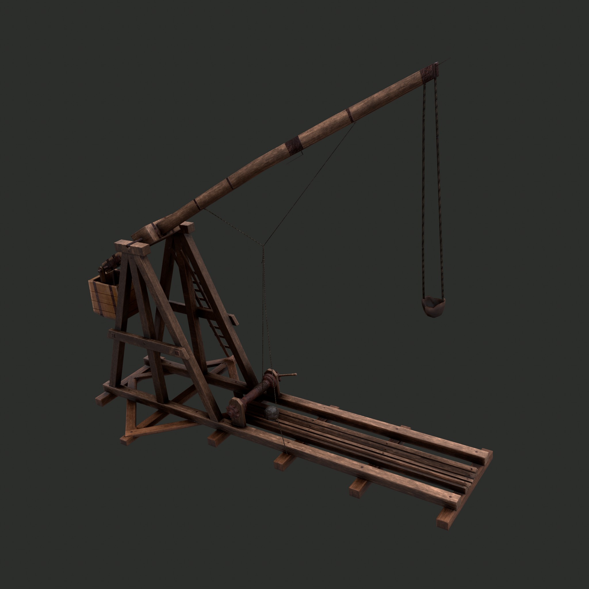 Trebuchet Packaged - 3D Model by Get Dead Entertainment
