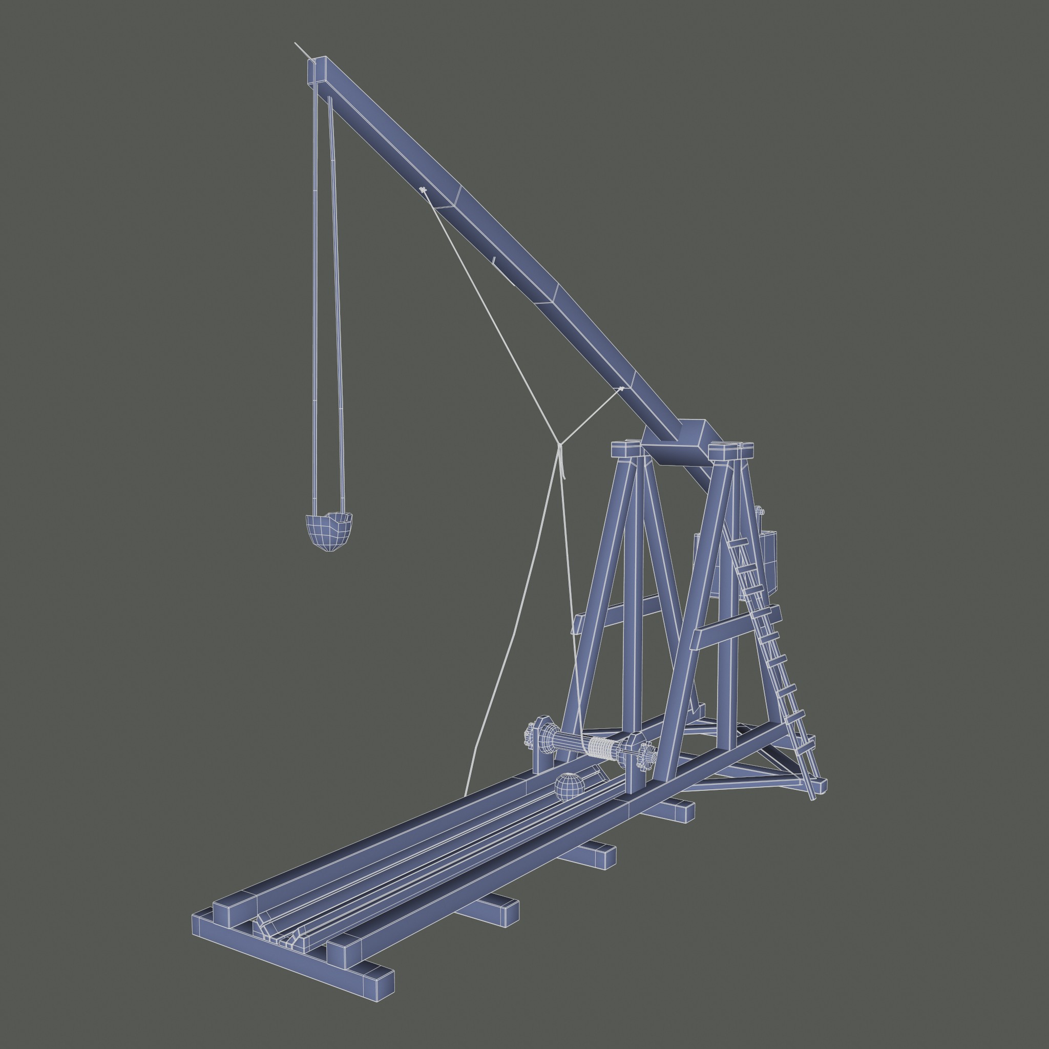Trebuchet Packaged - 3D Model by Get Dead Entertainment