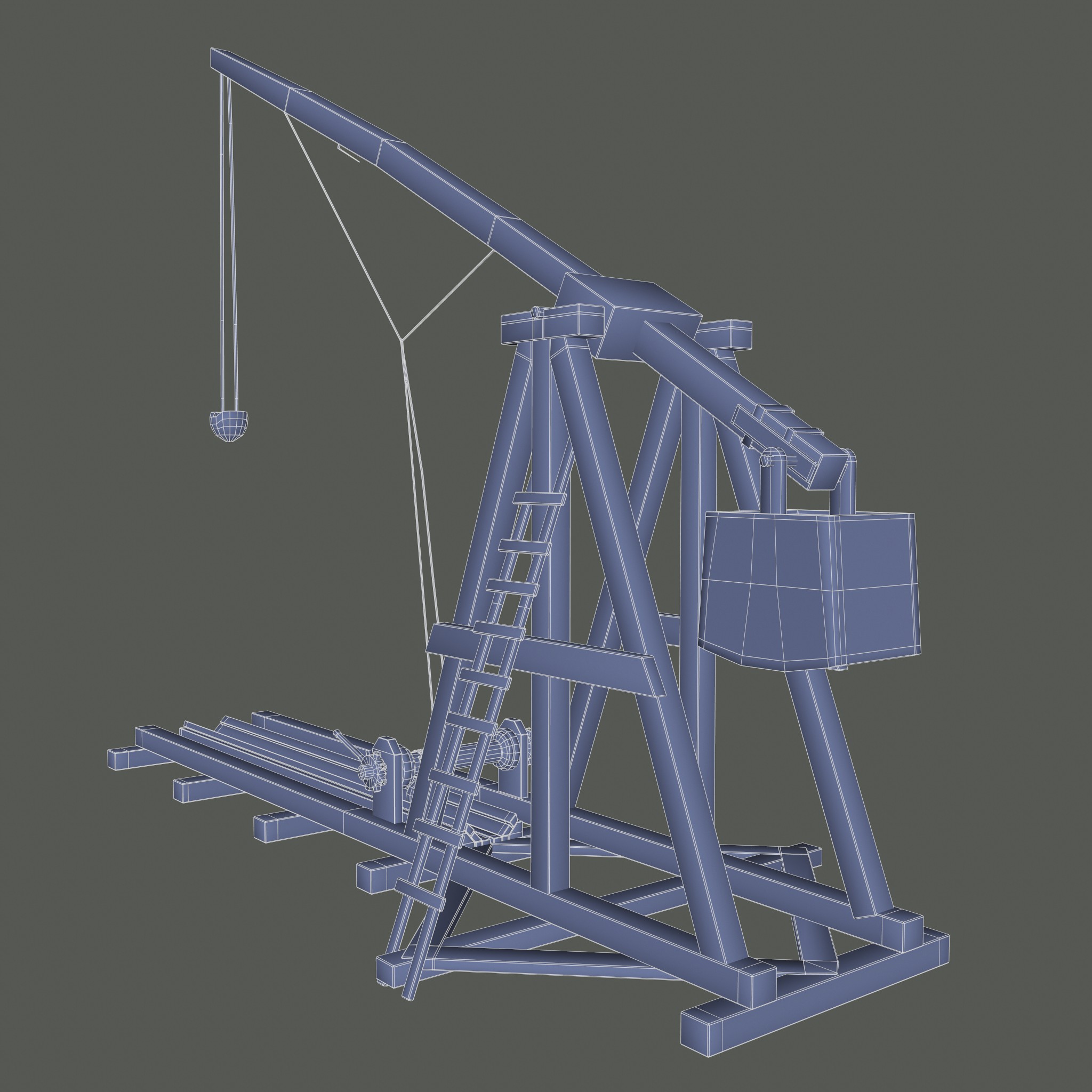 Trebuchet Packaged - 3D Model by Get Dead Entertainment