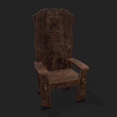 Tribe Chair Model by Get Dead Entertainment