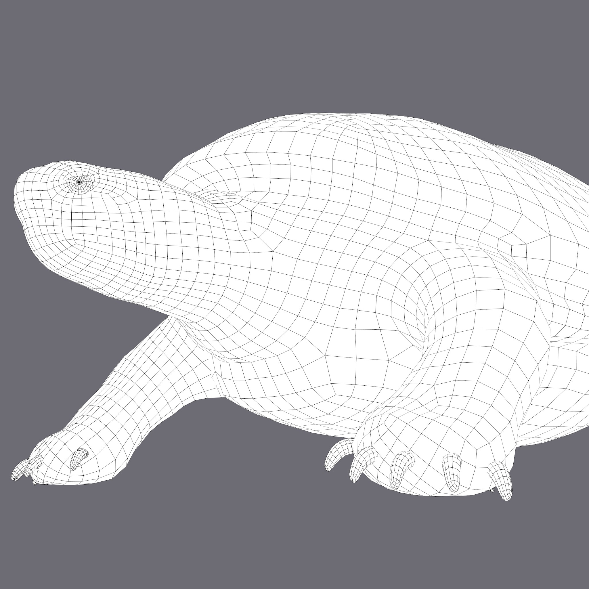 Turtle Brown Reptile - Free 3D Model by Get Dead Entertainment