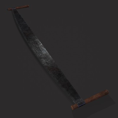 Two Man Logging Saw - 3D Model by Get Dead Entertainment