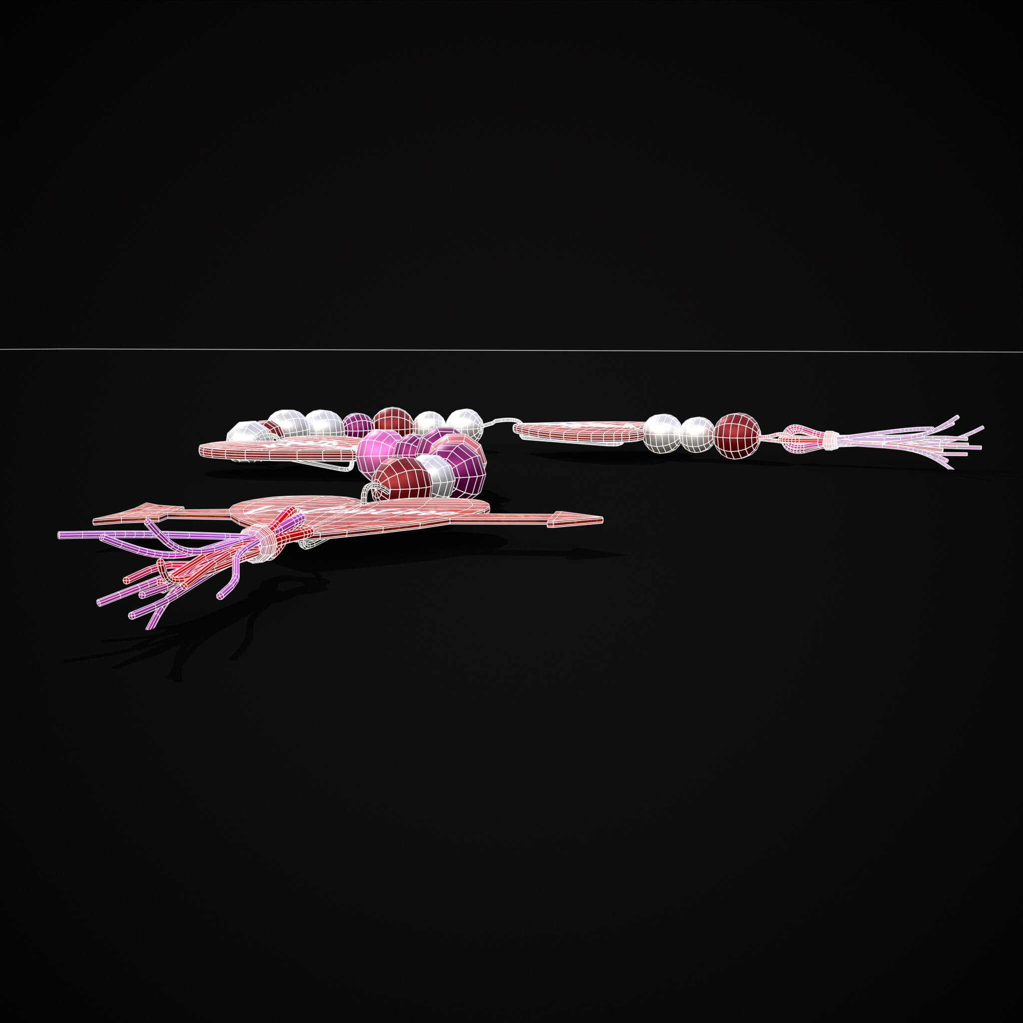 Valentines Bead Heart Charm - 3D Model by Get Dead Entertainment