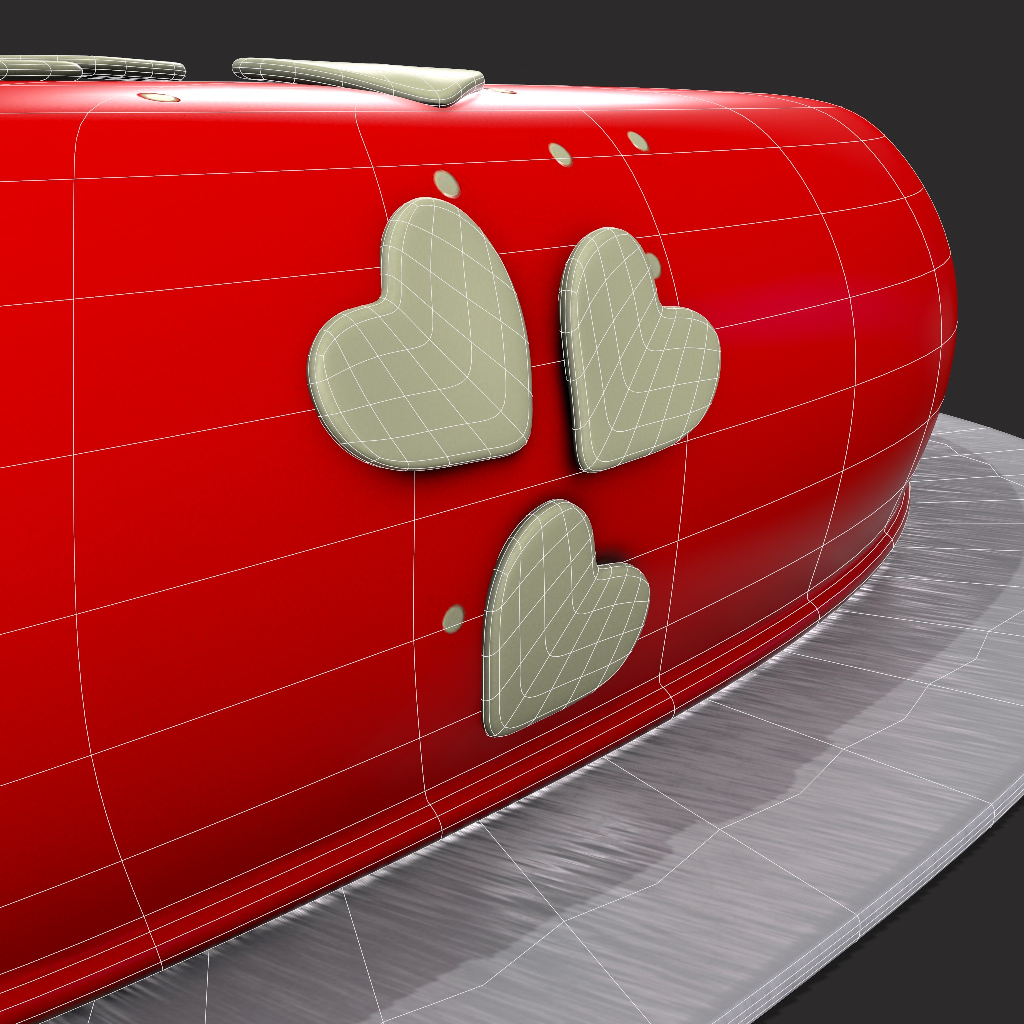 Valentines Heart Shaped Heart Cake - 3D Model by Get Dead Entertainment