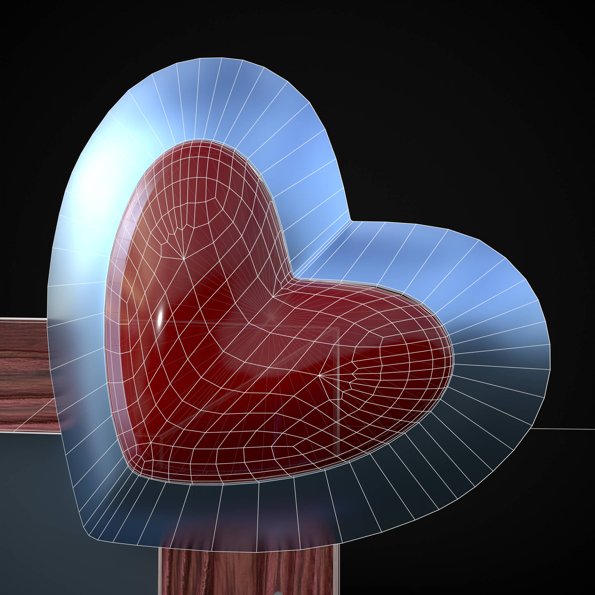 Valentines Hearts Picture Frame - 3D Model by Get Dead Entertainment