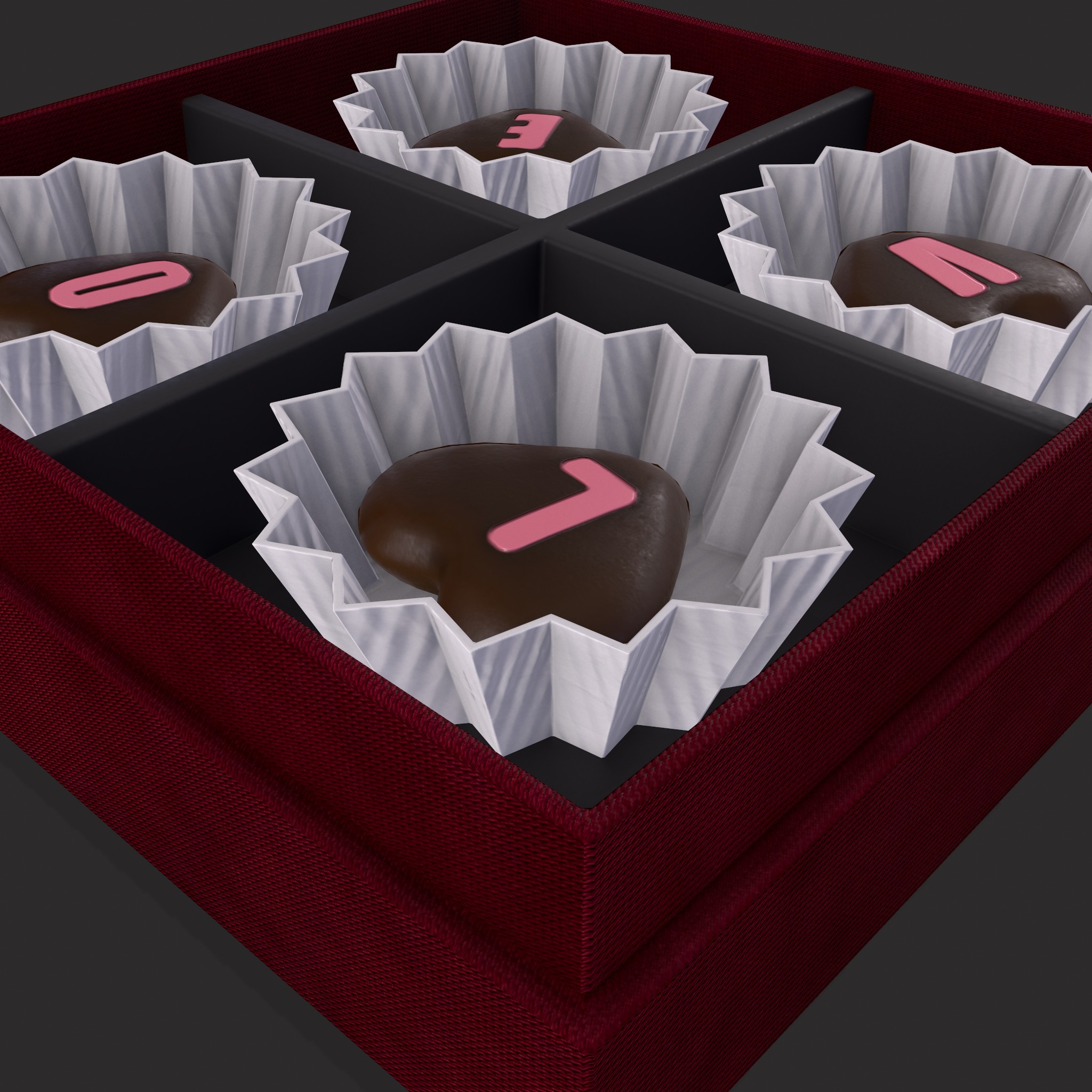Valentines Love Chocolate Box - 3D Model by Get Dead Entertainment
