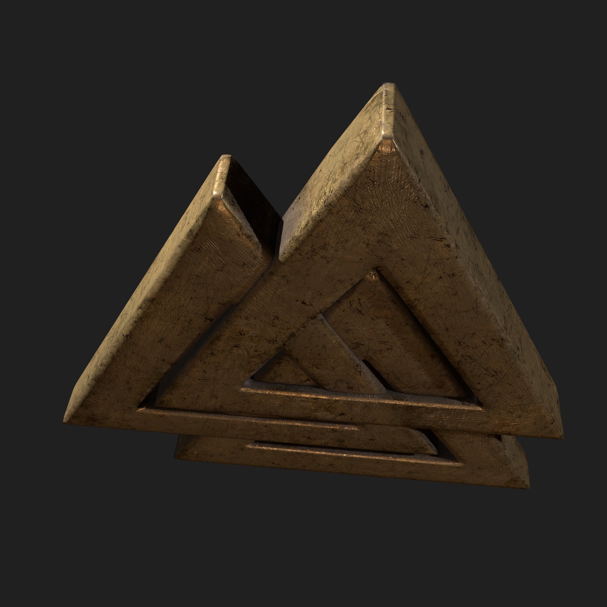 Valknut Plaque - 3D Model by Get Dead Entertainment