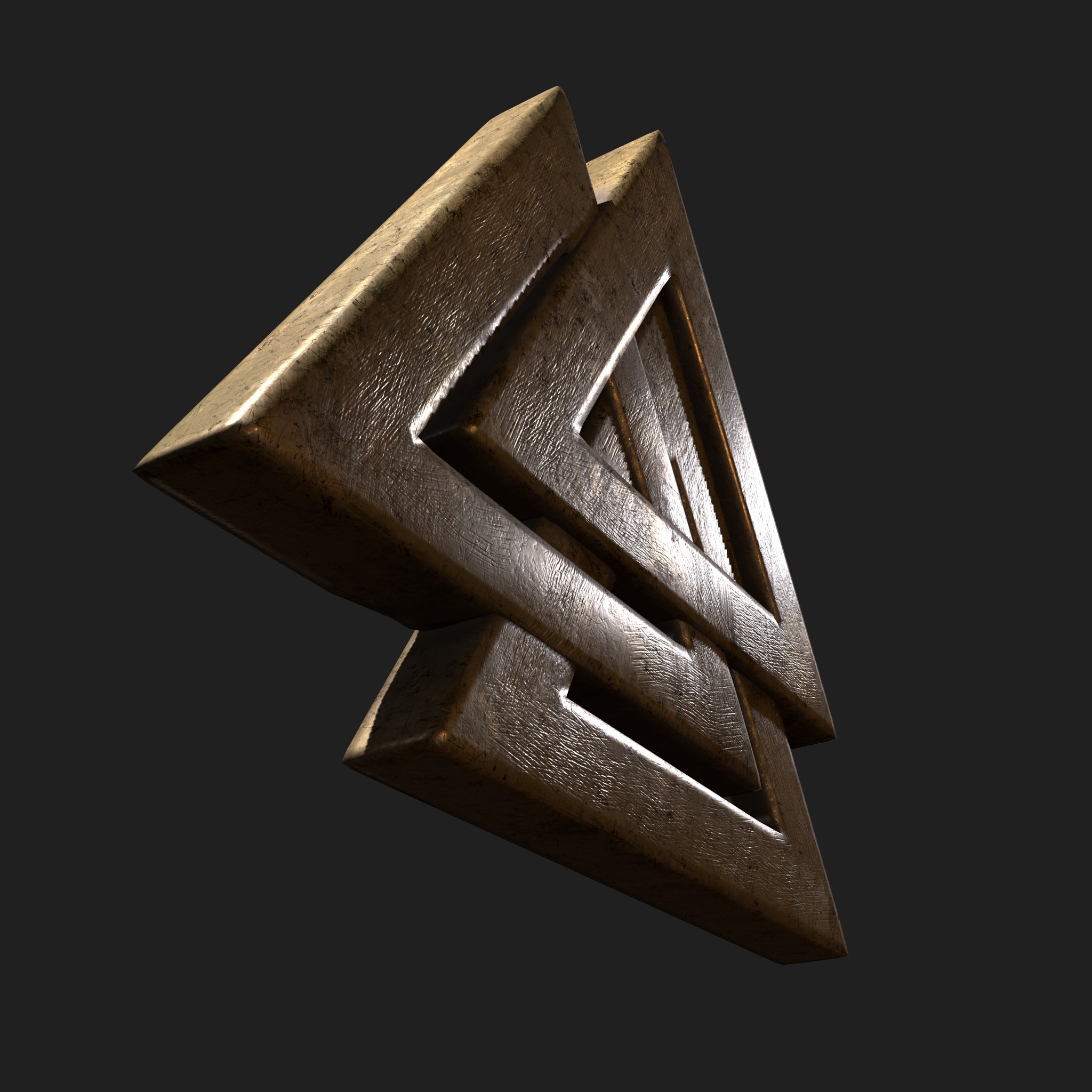 Valknut Plaque - 3D Model by Get Dead Entertainment