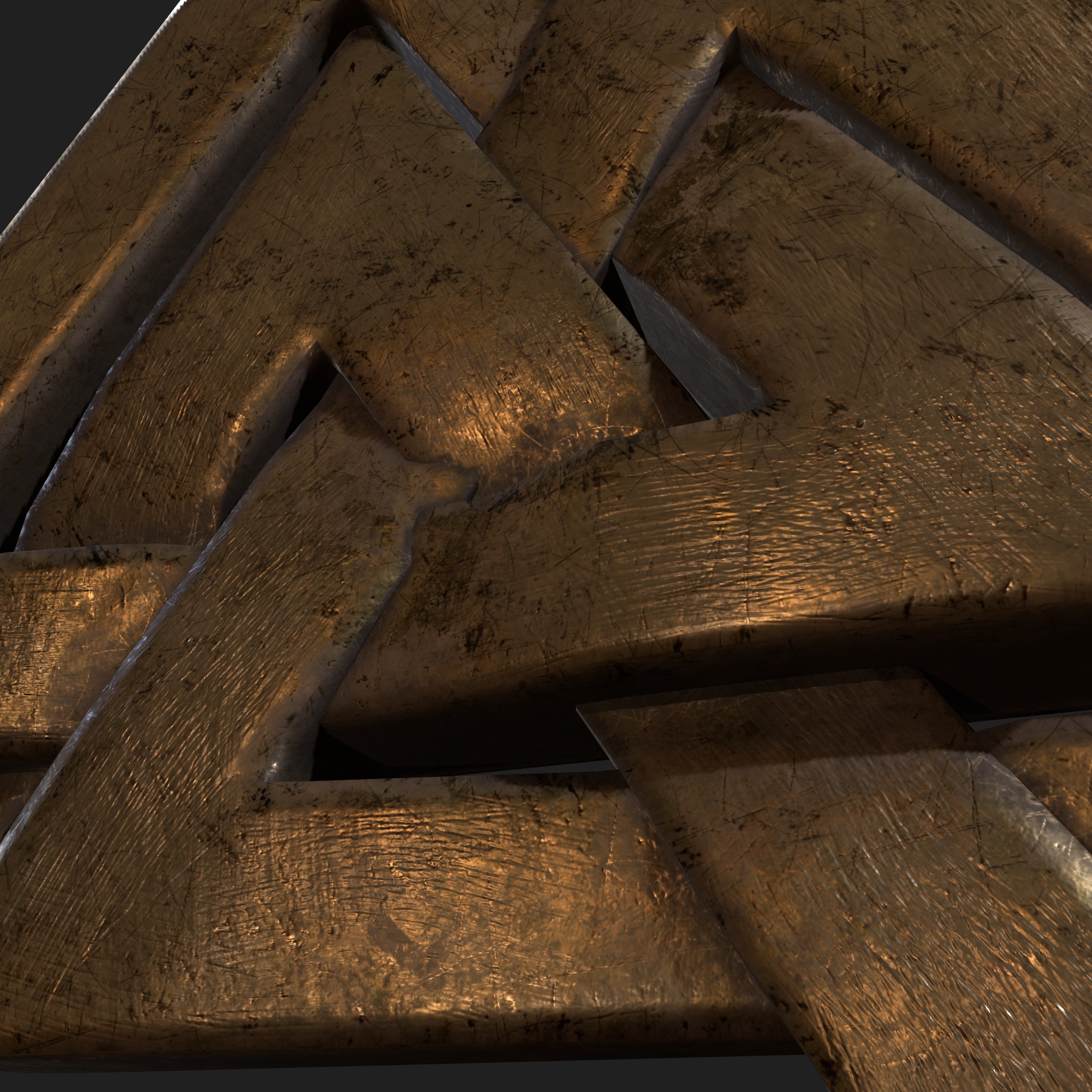 Valknut Plaque - 3D Model by Get Dead Entertainment