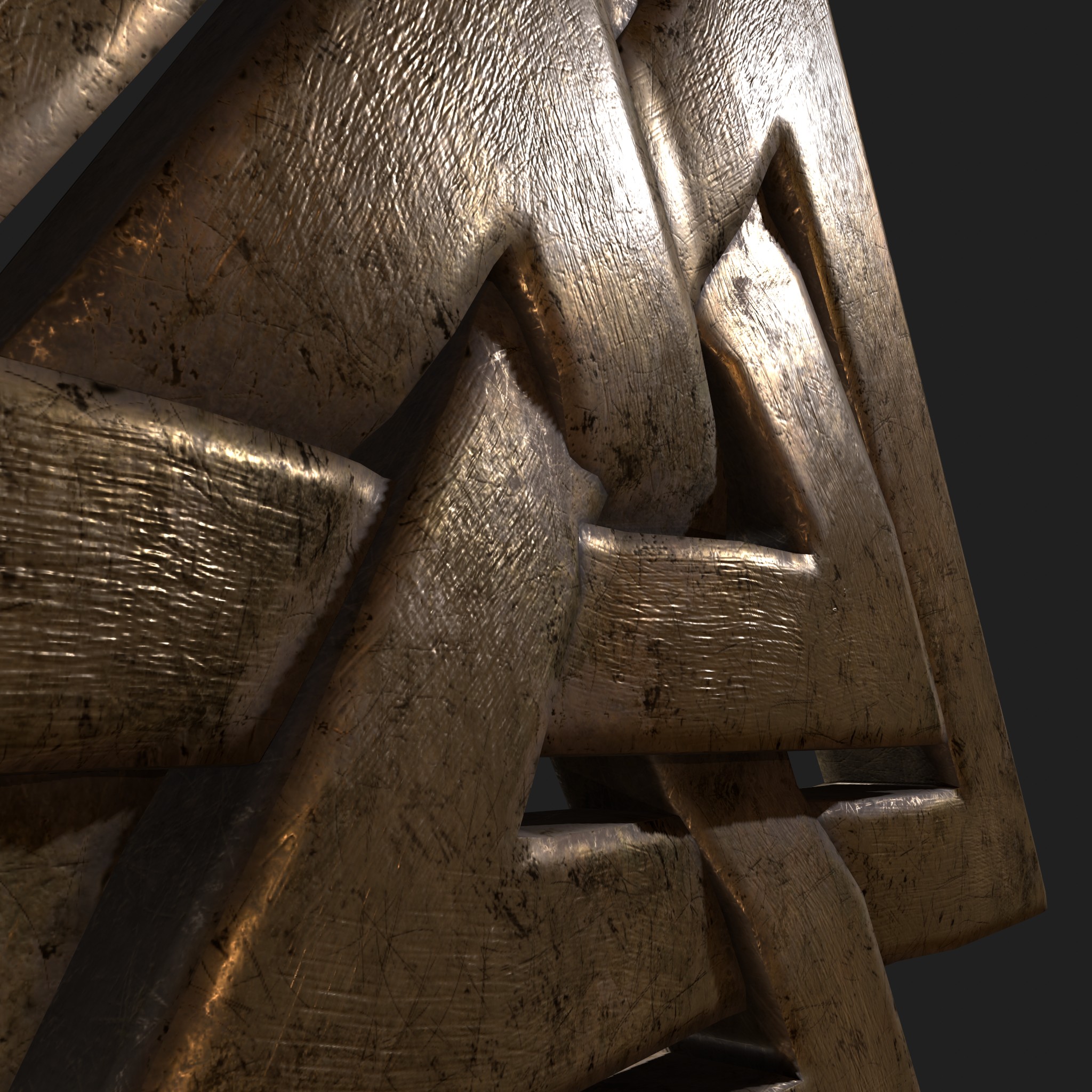 Valknut Plaque - 3D Model by Get Dead Entertainment