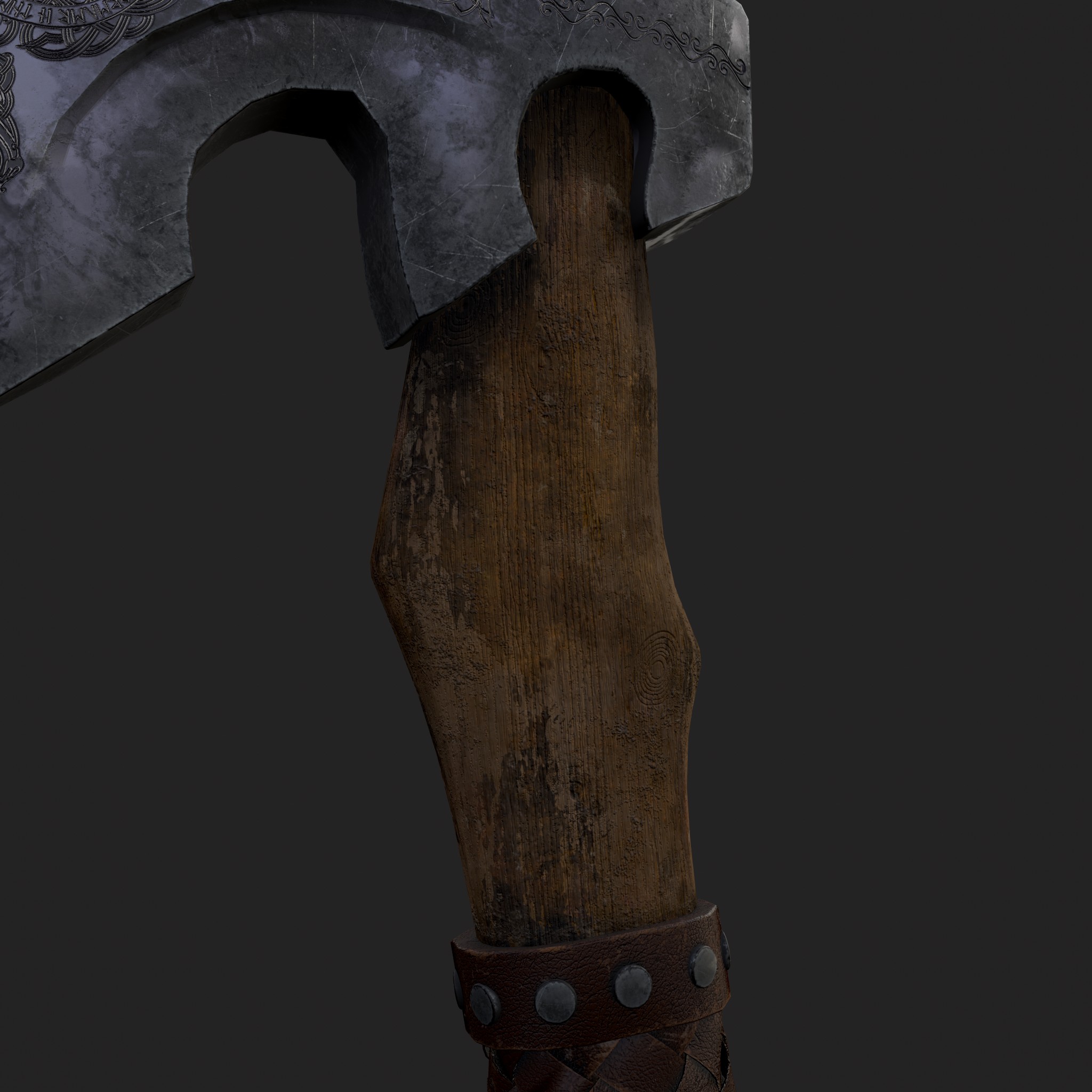 Valknut Viking Ax - 3D Model by Get Dead Entertainment