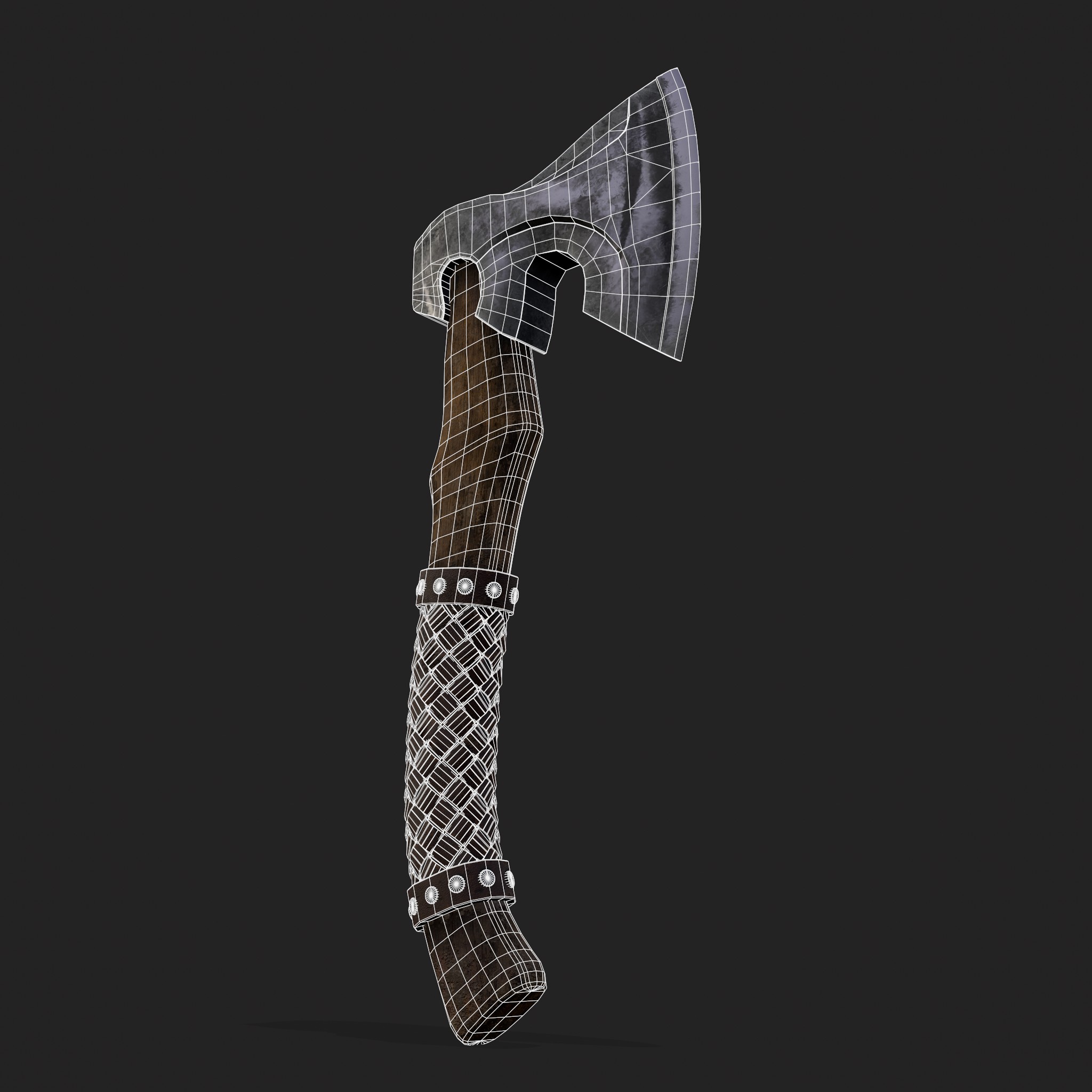 Valknut Viking Ax - 3D Model by Get Dead Entertainment