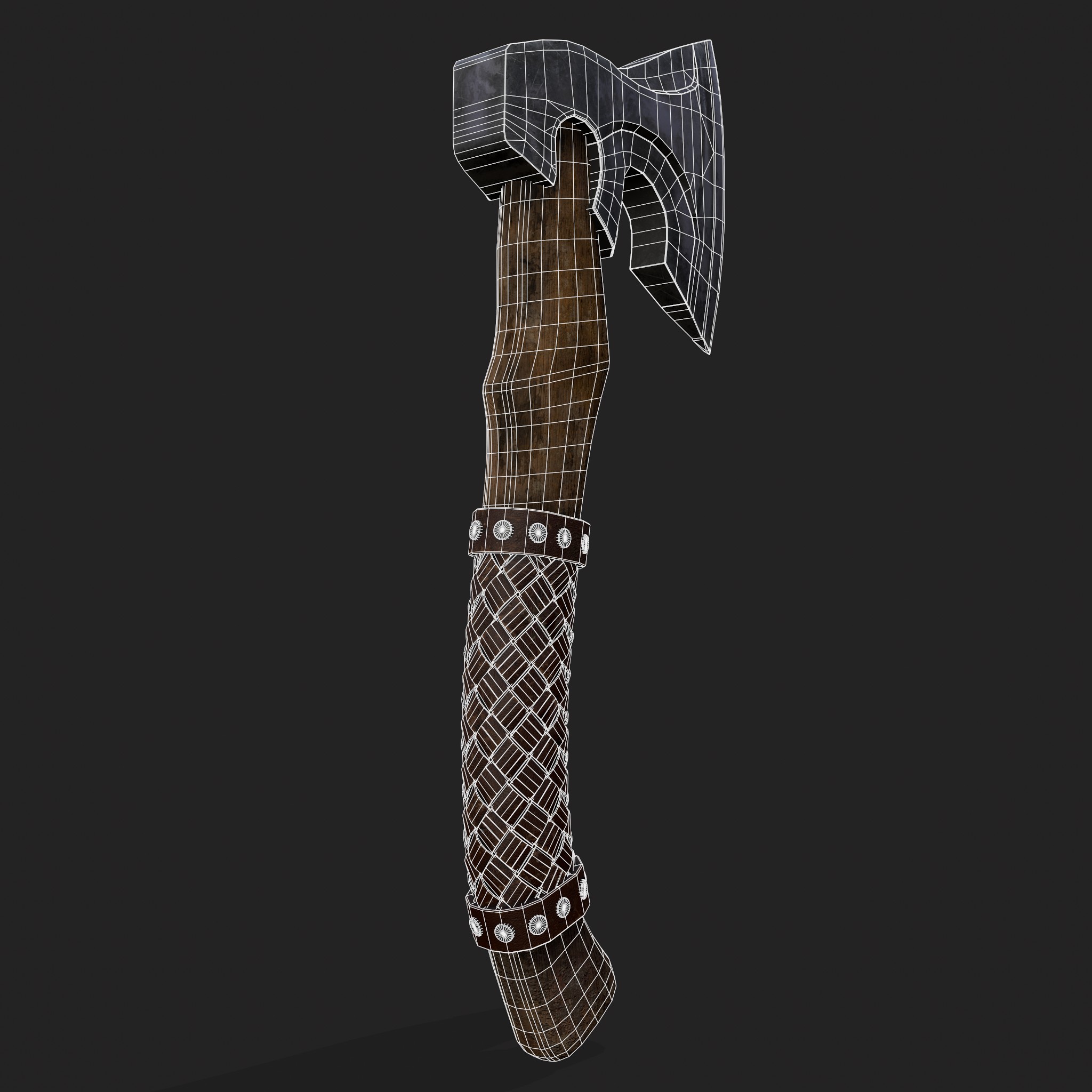 Valknut Viking Ax - 3D Model by Get Dead Entertainment