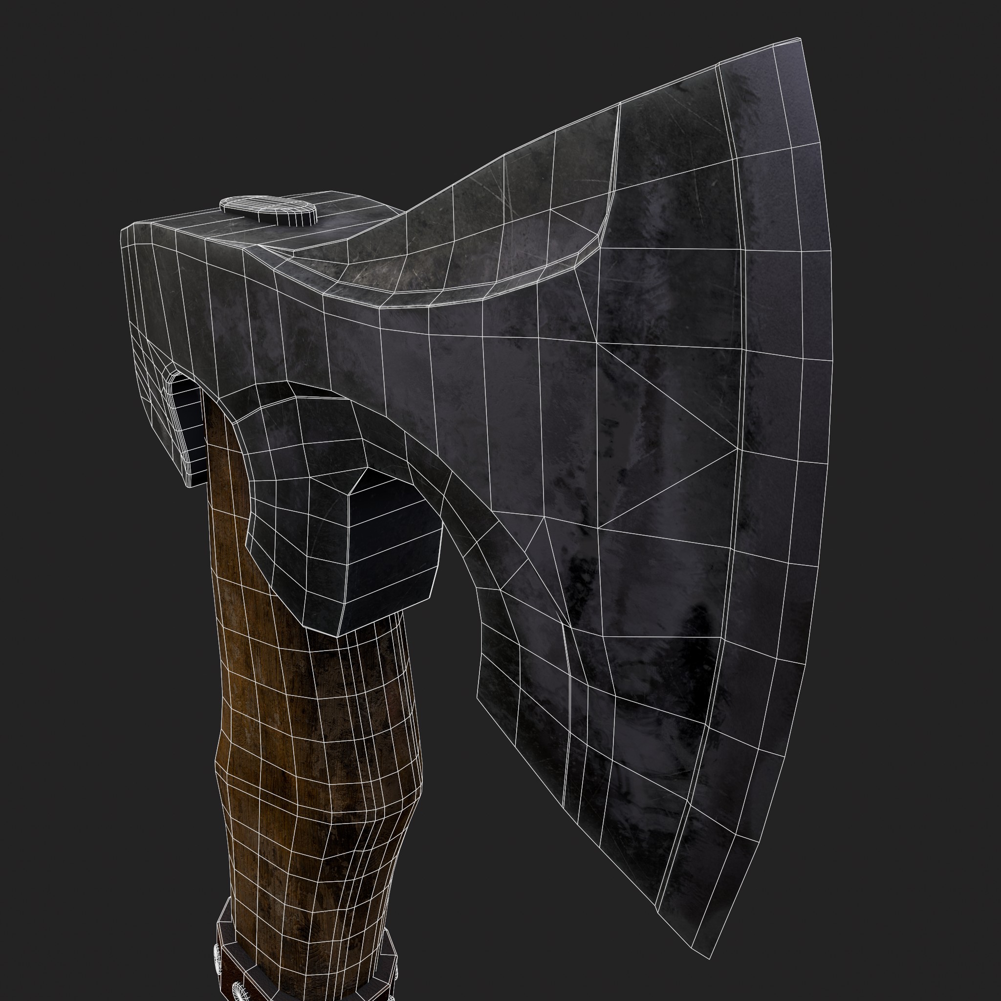 Valknut Viking Ax - 3D Model by Get Dead Entertainment